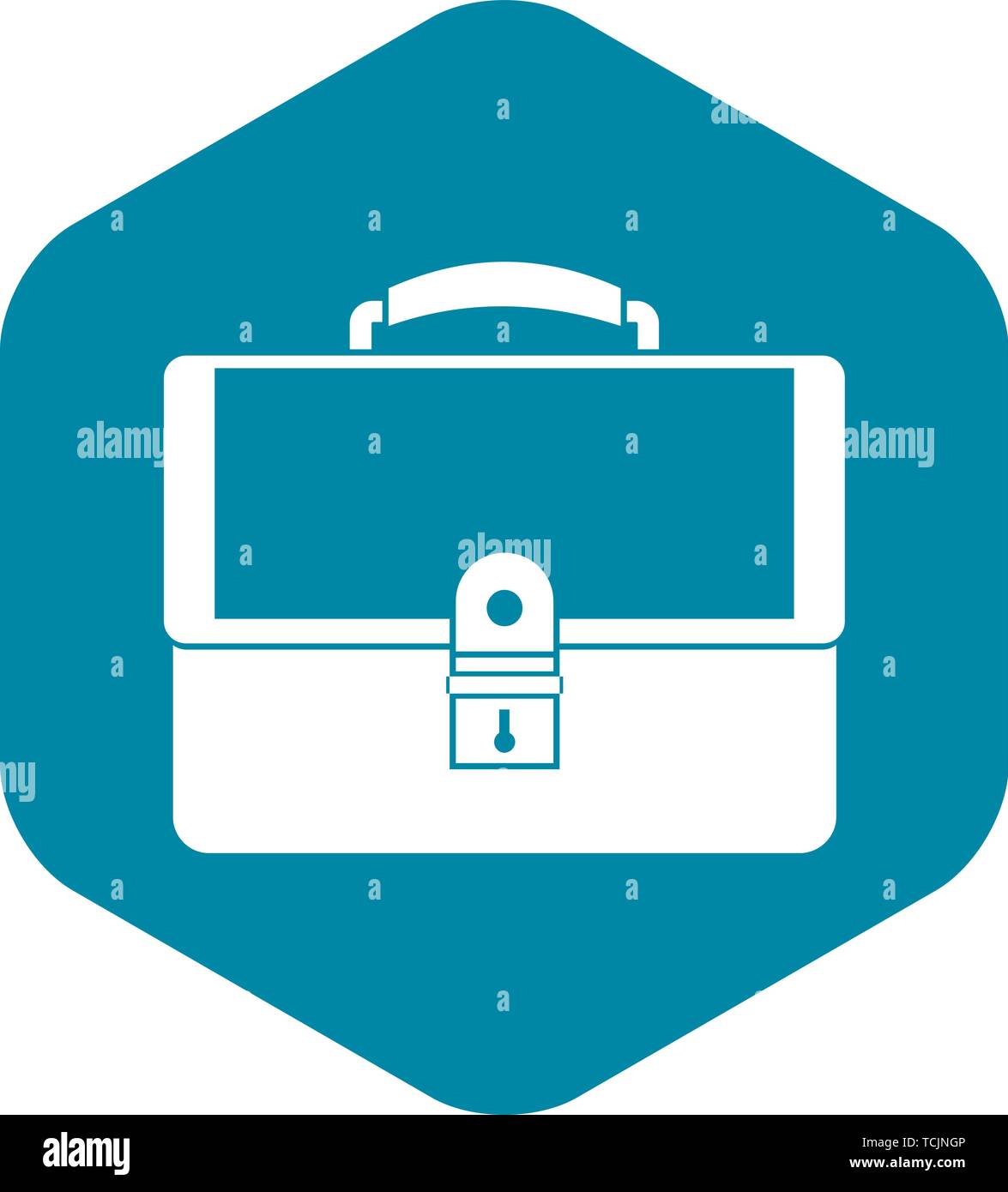 Briefcase icon in simple style Stock Vector Image & Art - Alamy