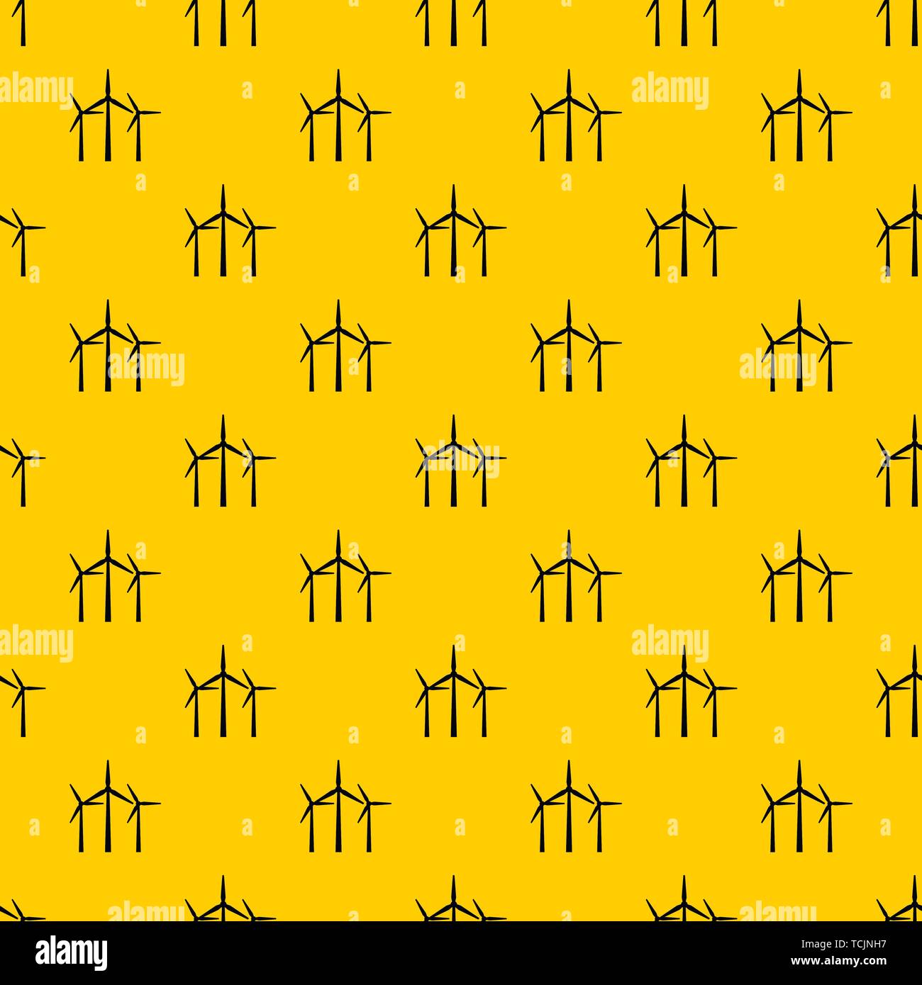 Wind turbines pattern vector Stock Vector Image & Art - Alamy