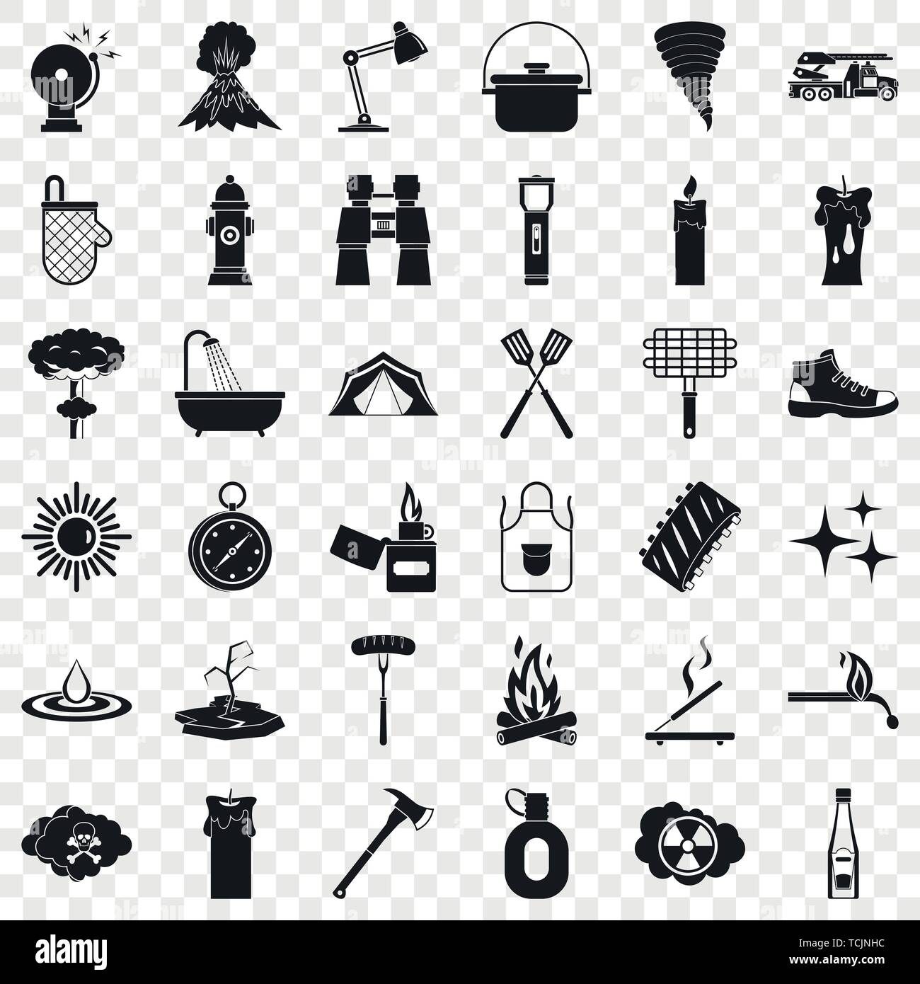 Hydrant icons set, simle style Stock Vector Image & Art - Alamy