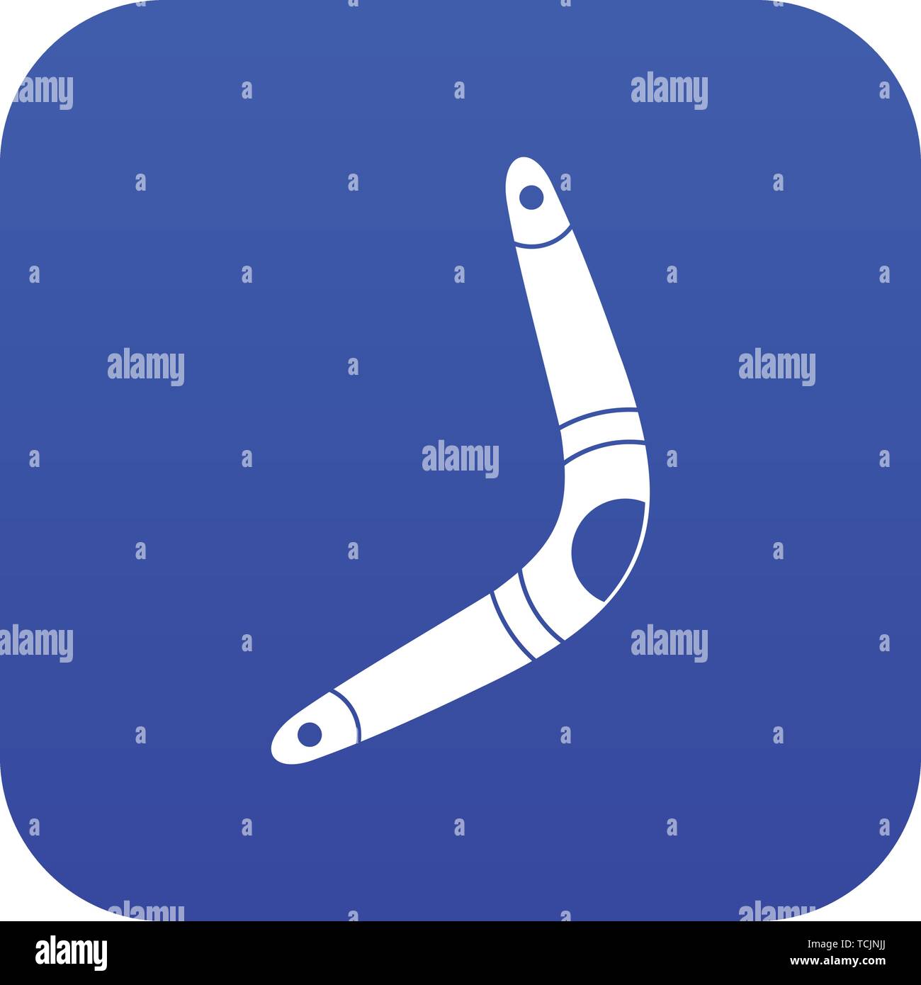 Boomerang icon digital blue Stock Vector Image & Art - Alamy