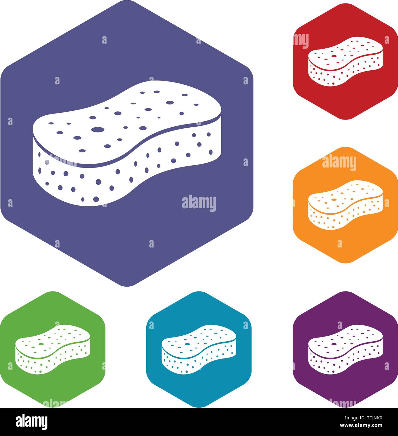 Sponge icon, simple style Stock Vector Image & Art - Alamy