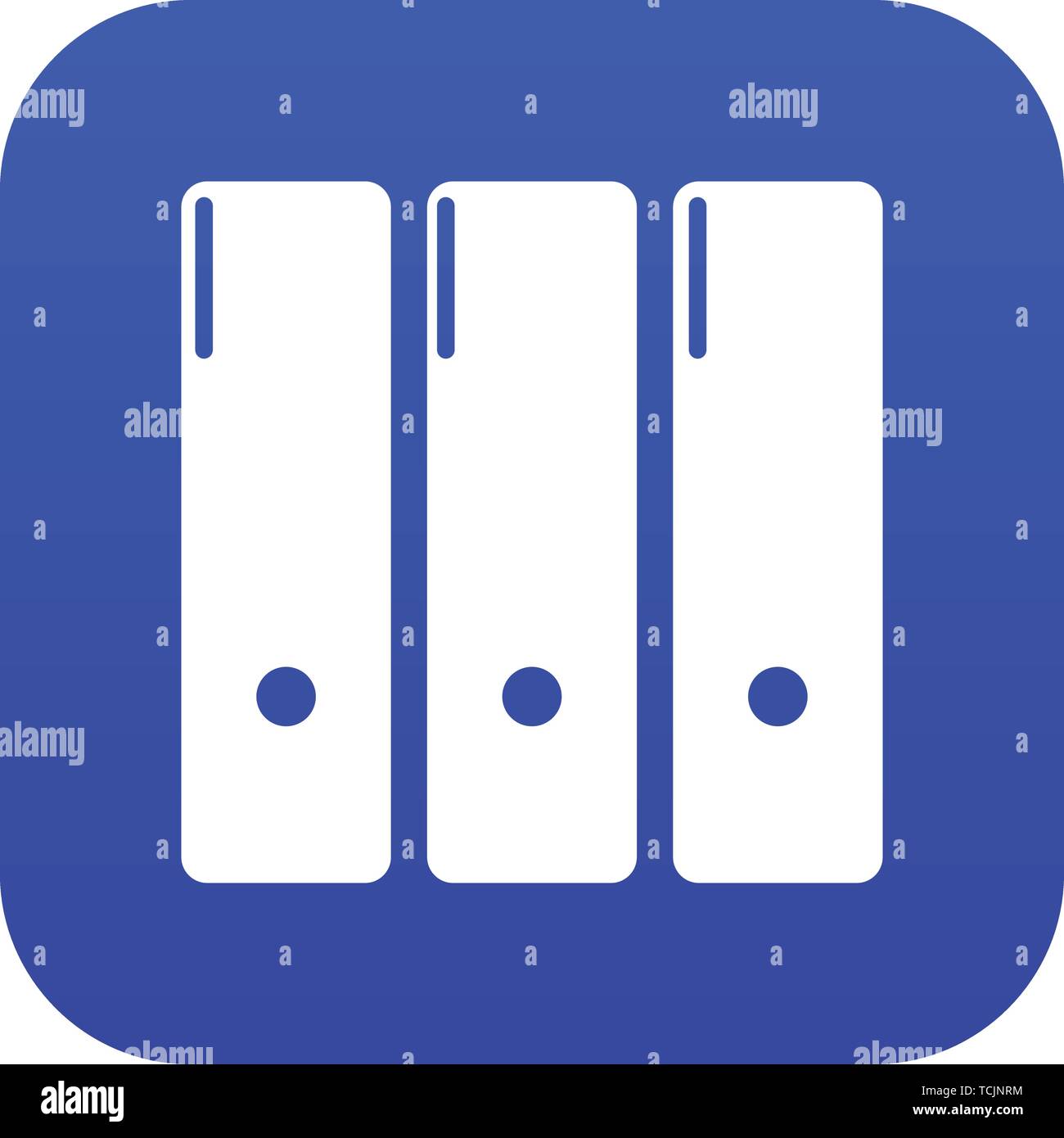 Office folder icon blue vector Stock Vector Image & Art - Alamy