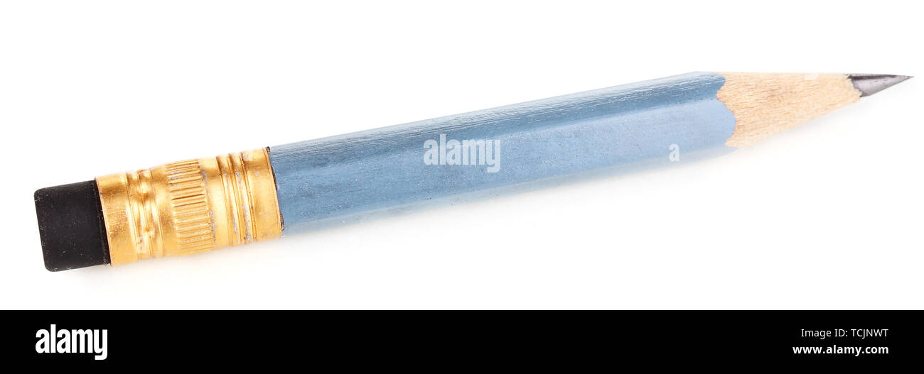 Lead pencil isolated on white Stock Photo - Alamy
