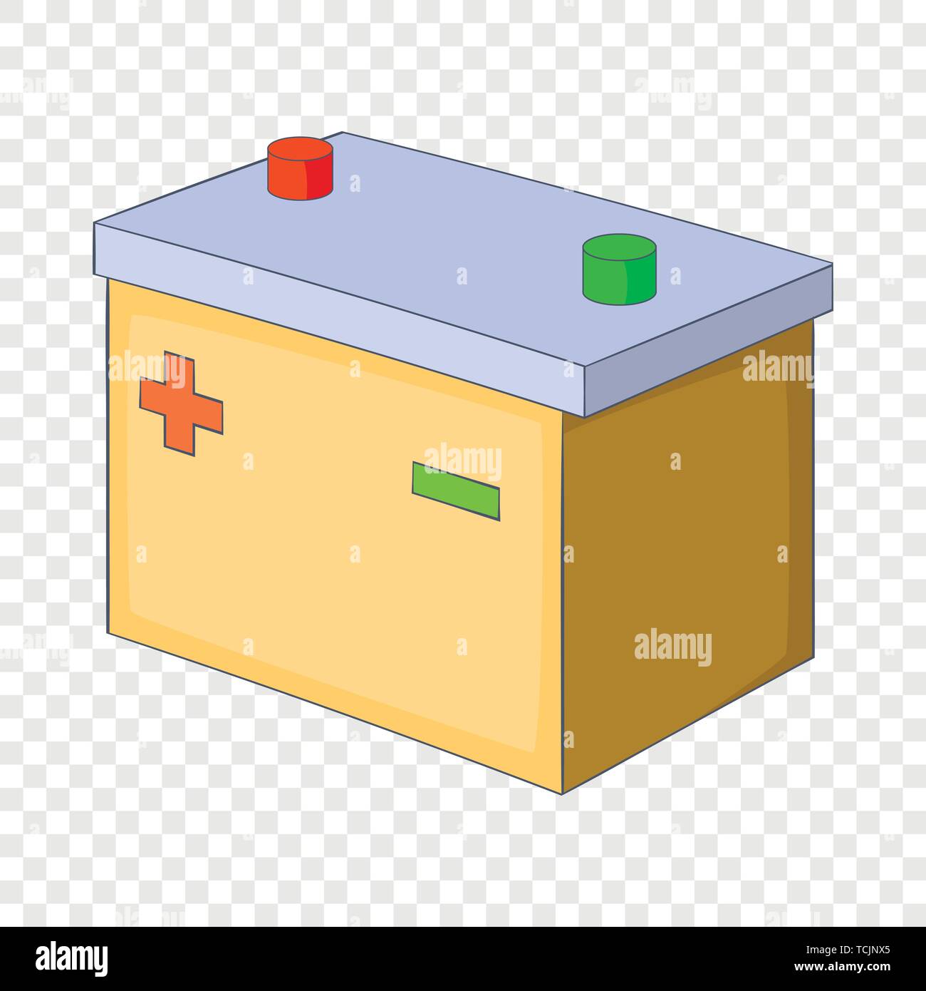 Car accumulator icon, cartoon style Stock Vector Image & Art - Alamy