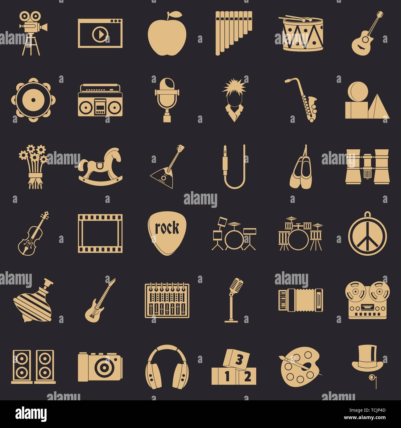 Live music experience Stock Vector Images - Alamy