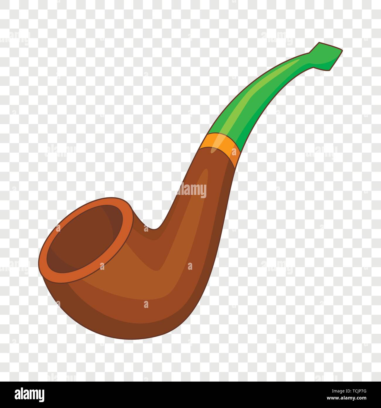 Smoking pipe icon, cartoon style Stock Vector Image & Art - Alamy