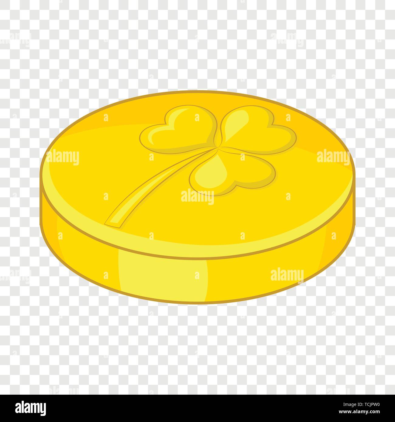 Golden coin icon, cartoon style Stock Vector Image & Art - Alamy