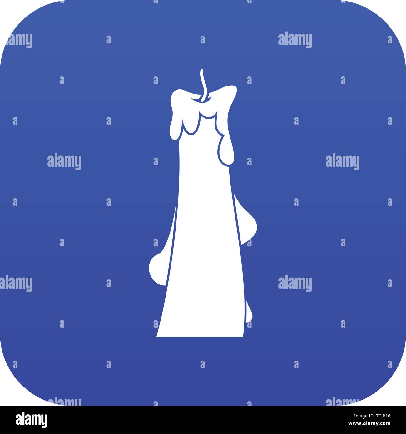 Dropped candle icon digital blue Stock Vector Image & Art - Alamy