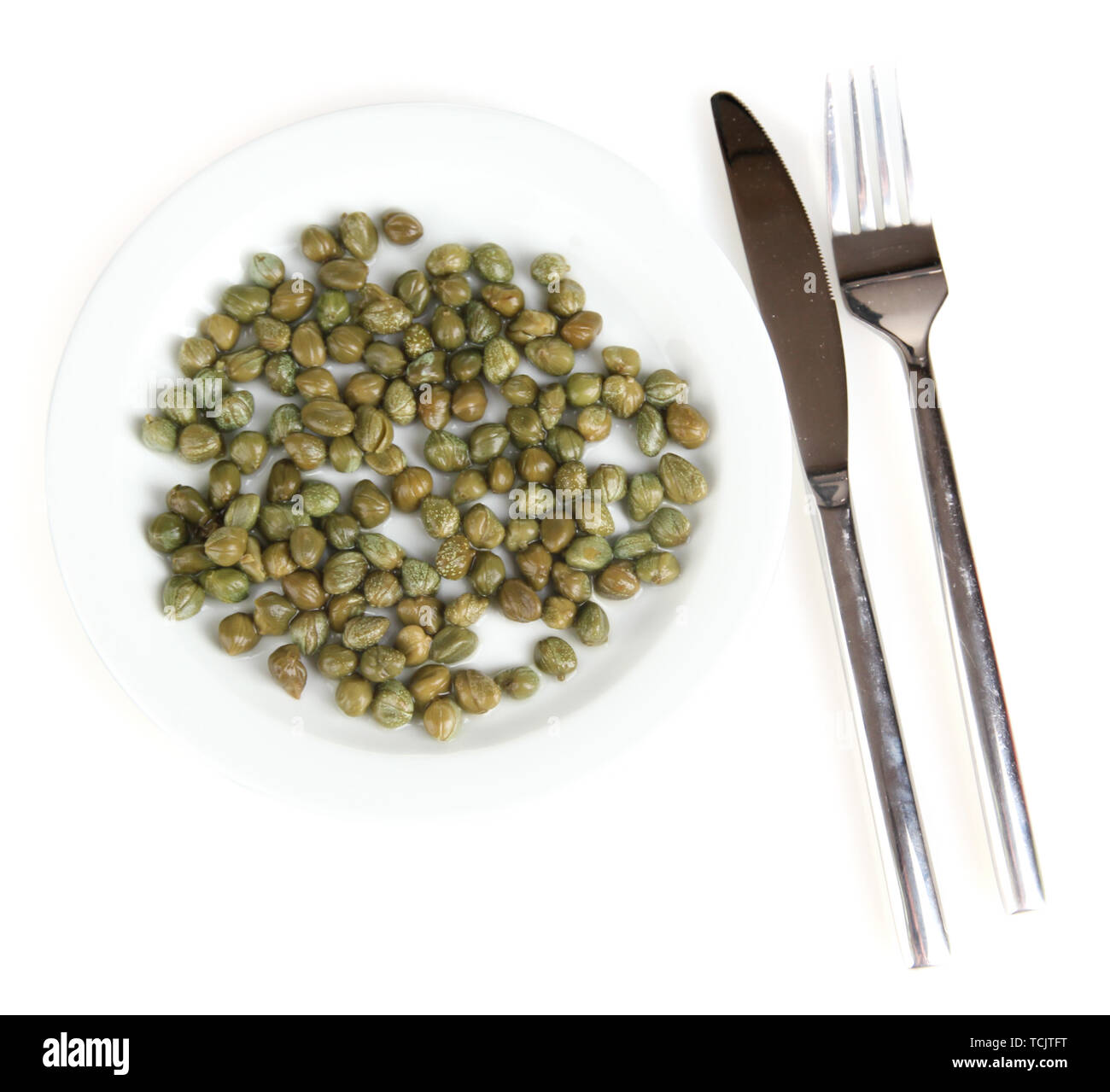 Knife in capers hi-res stock photography and images - Alamy