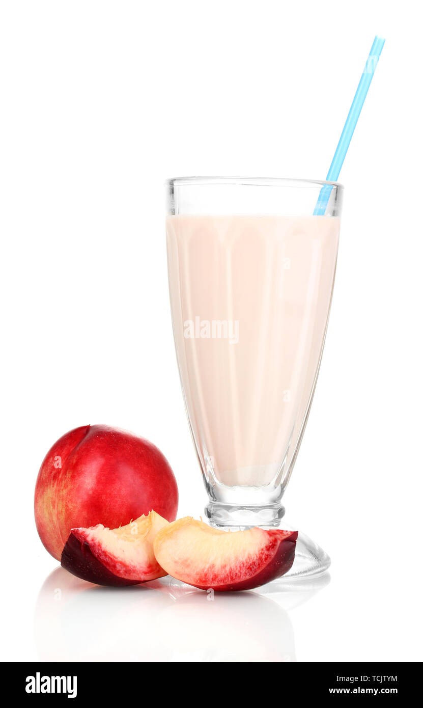 Peach milk hi-res stock photography and images - Alamy