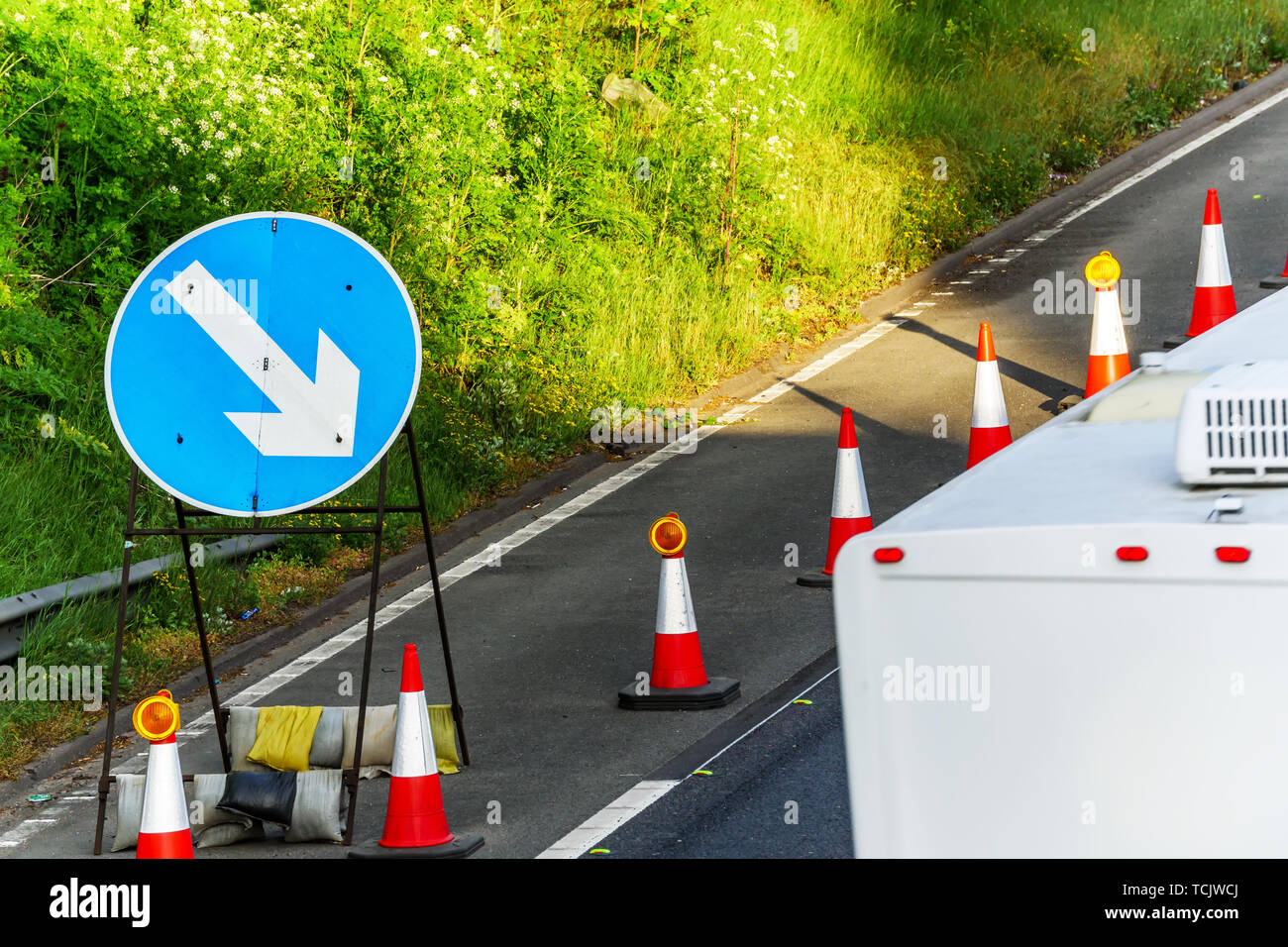 Road Direction Signs Uk High Resolution Stock Photography and Images ...