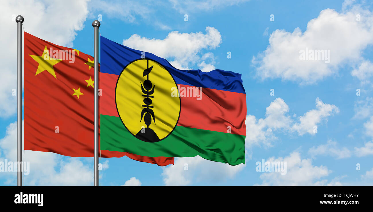 China new caledonia flag hi-res stock photography and images - Alamy
