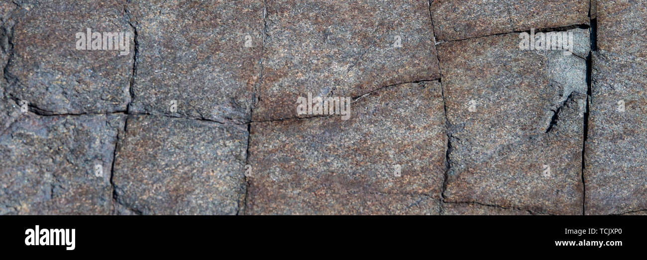 surface of fissured quartzite stone. Web banner for your design Stock ...