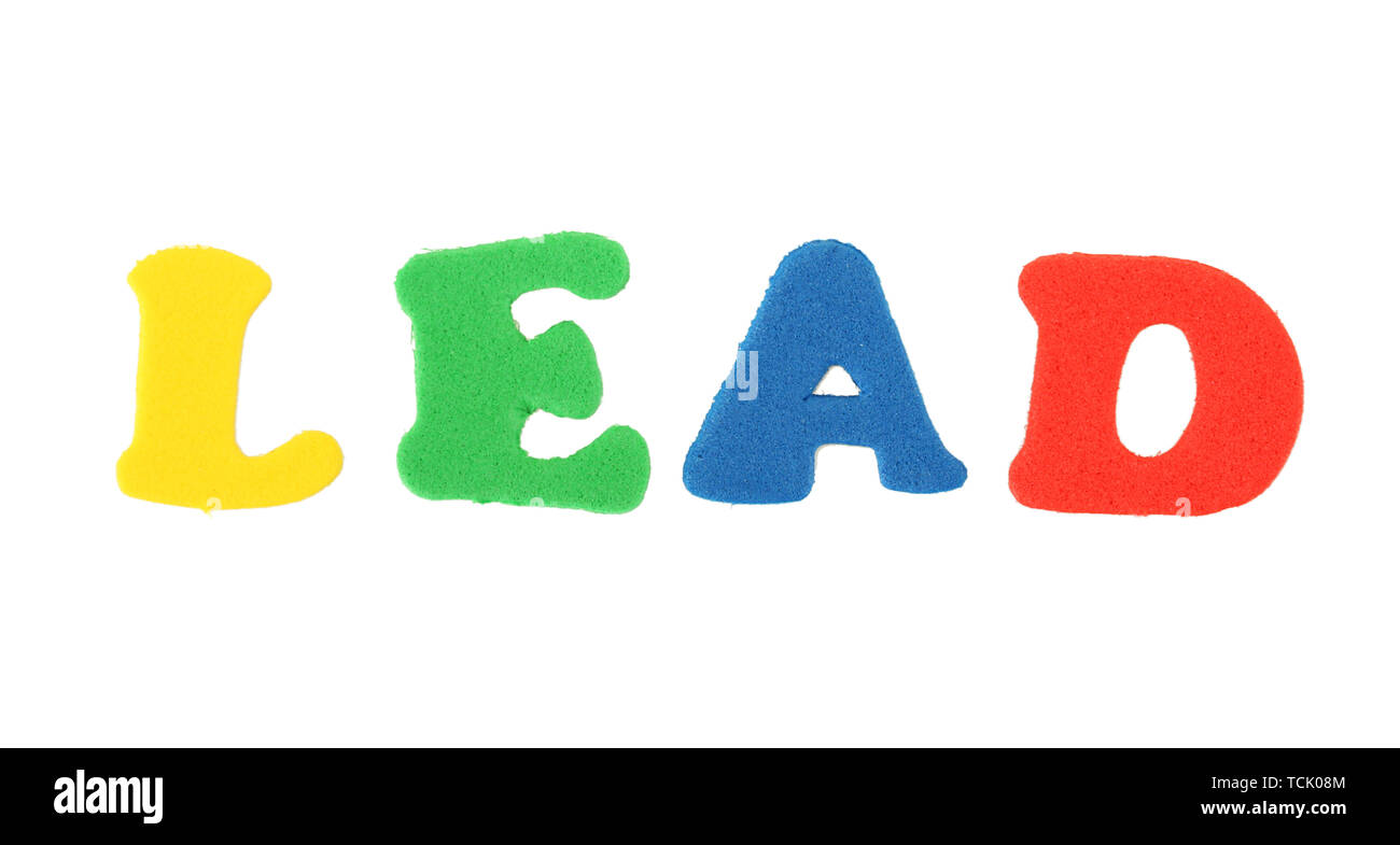 Lead letters on white background hi-res stock photography and images ...