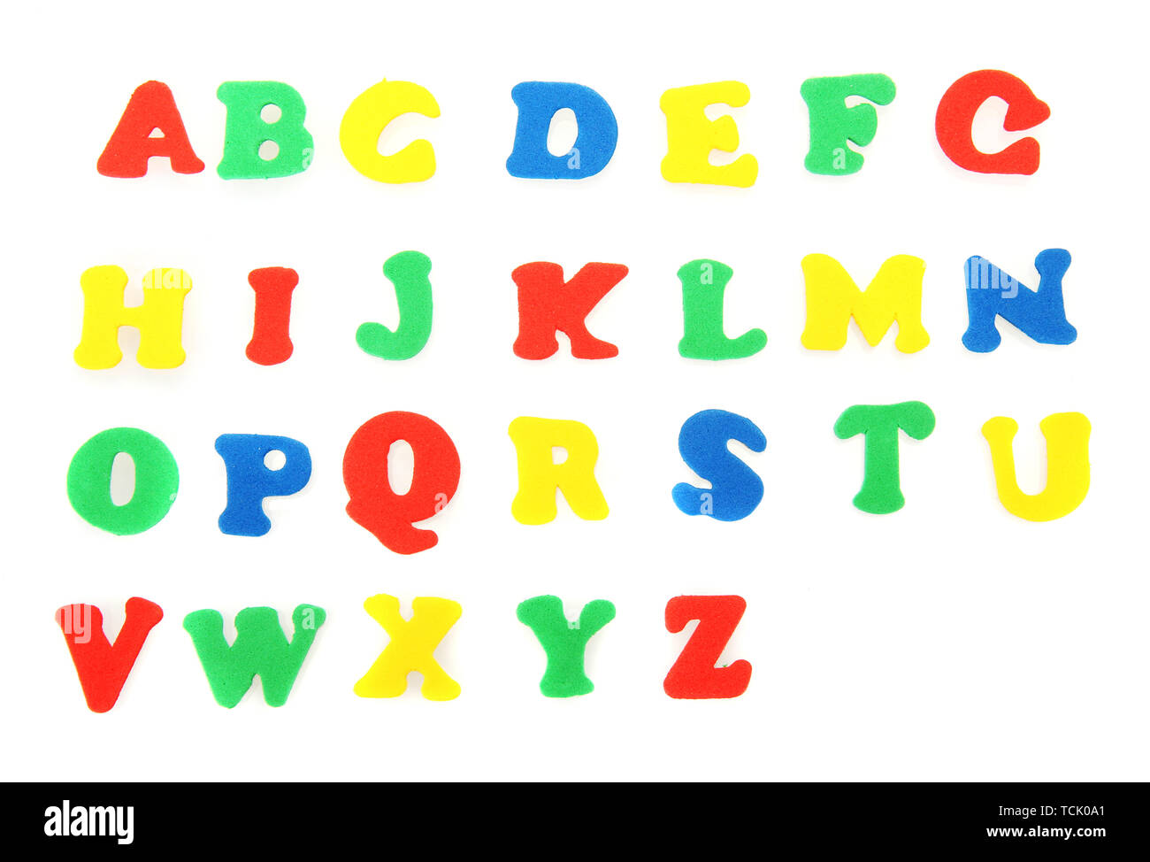 English alphabet, isolated on white Stock Photo - Alamy