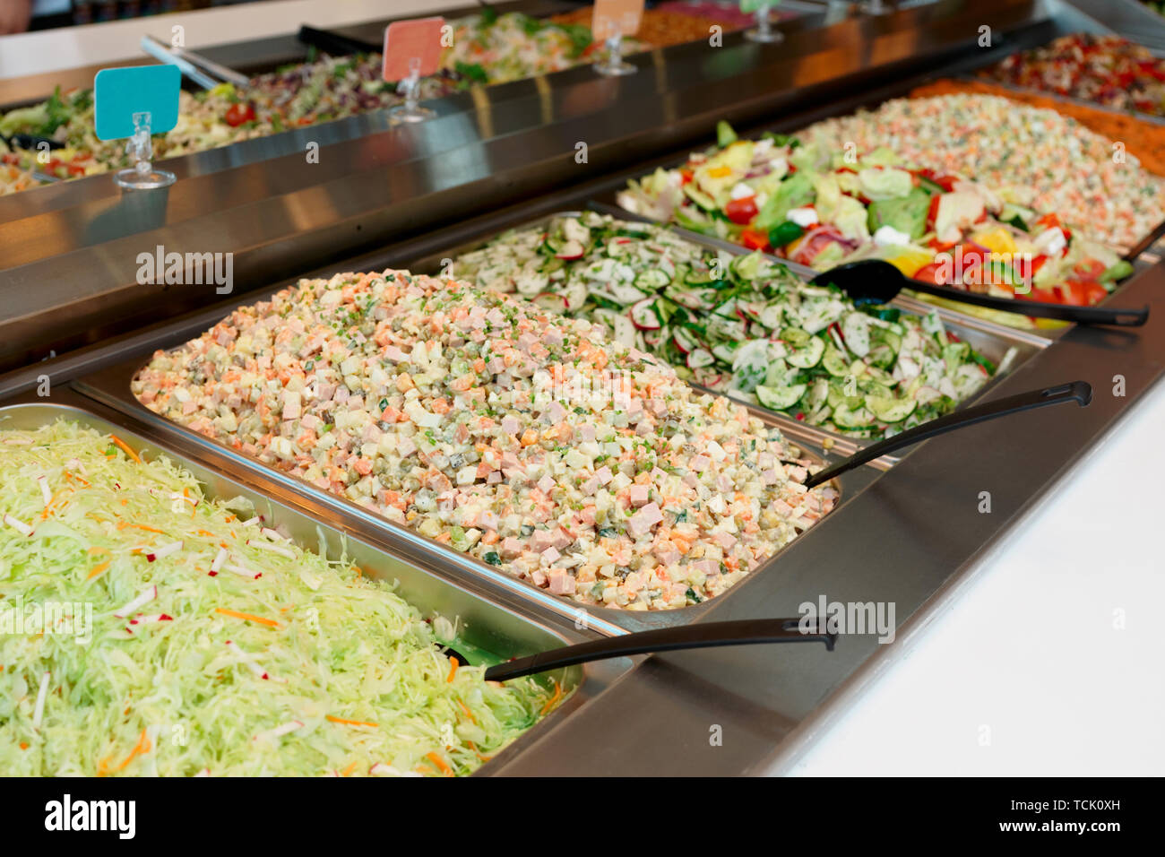 Self service food counter hi-res stock photography and images - Alamy