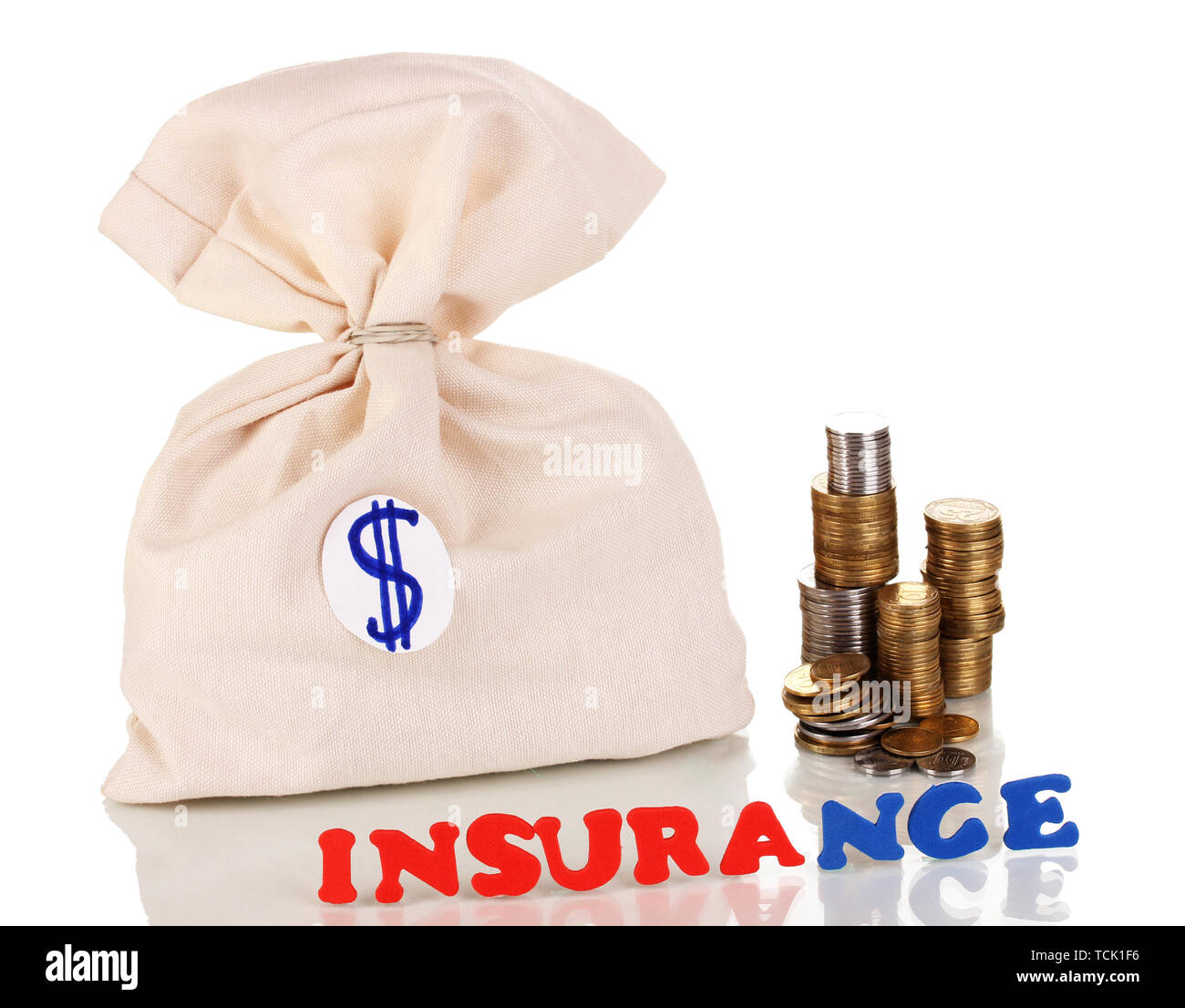 concept insurance isolated on white Stock Photo - Alamy