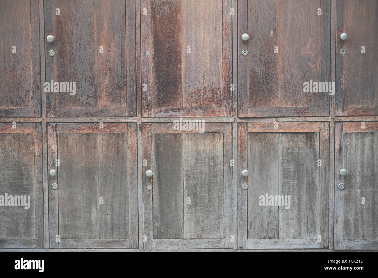 Wooden locker hi-res stock photography and images - Alamy