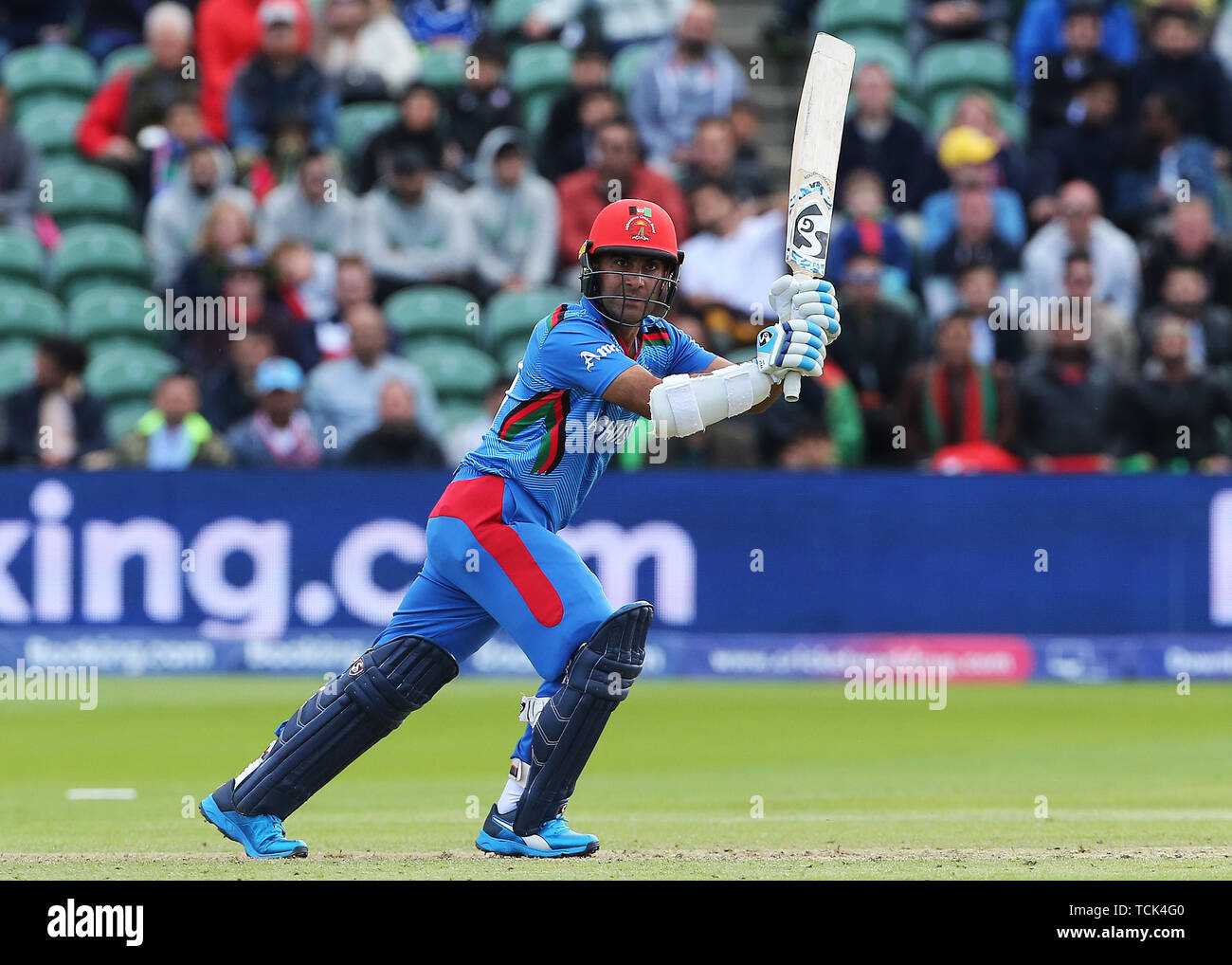 Afghanistan's Hashmatullah Shahidi in batting action during the ICC ...