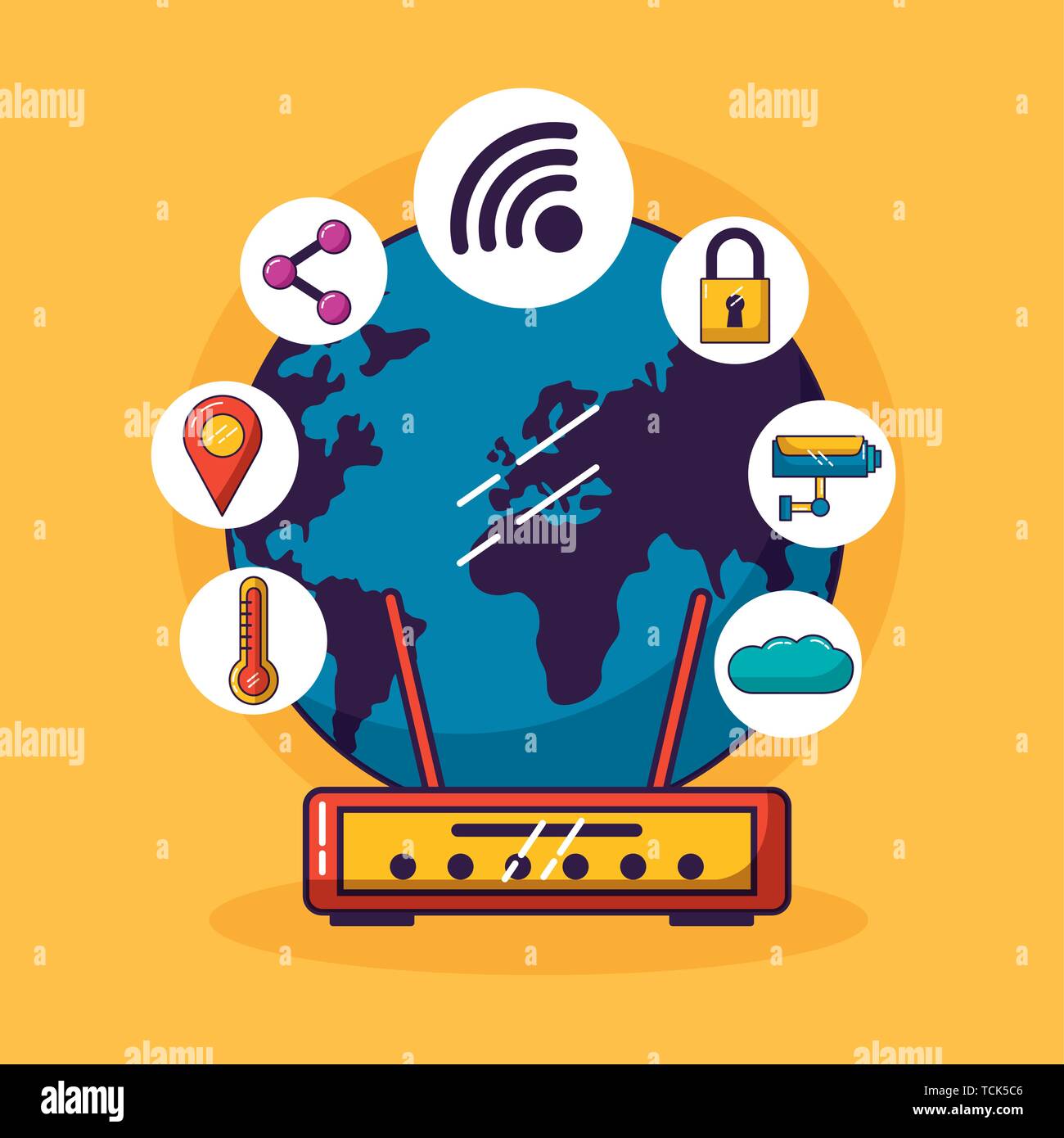 wifi free connection Stock Vector Image & Art - Alamy