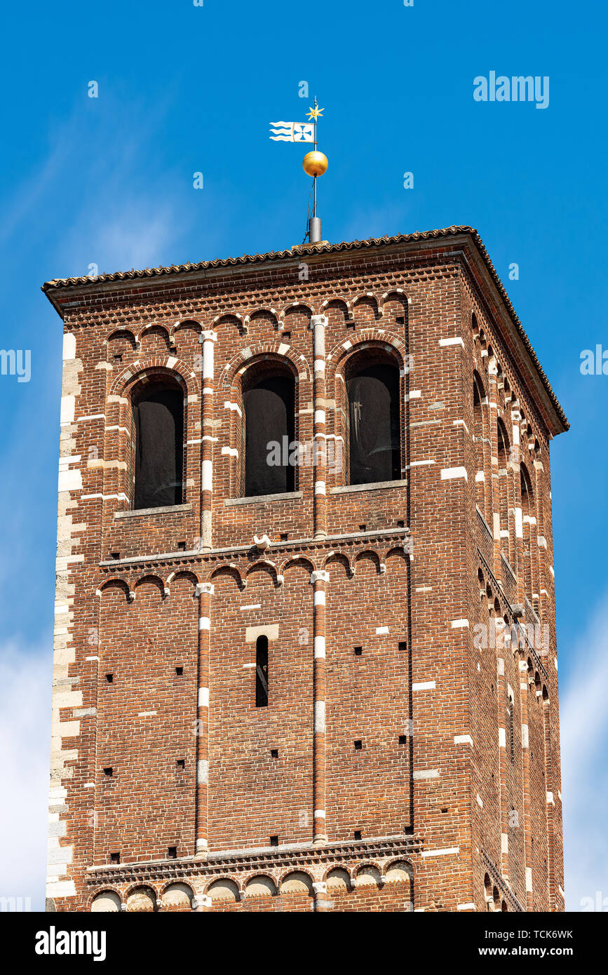 Detail romanesque style bell tower hi-res stock photography and images ...