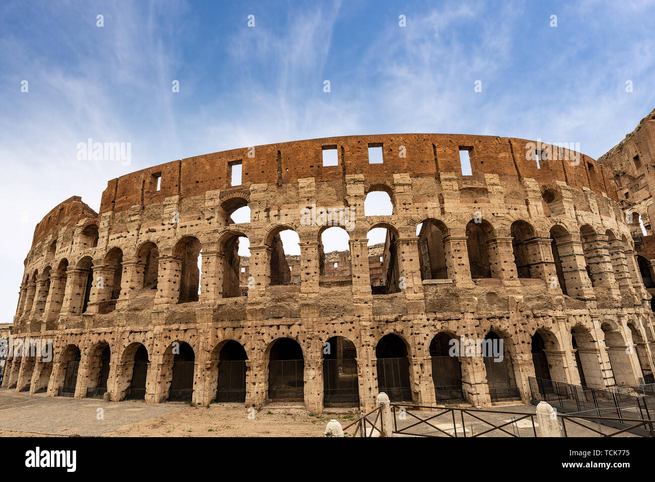 Colosseo of Rome, Amphitheatrum Flavium 72 a.D. Ancient Coliseum or ...