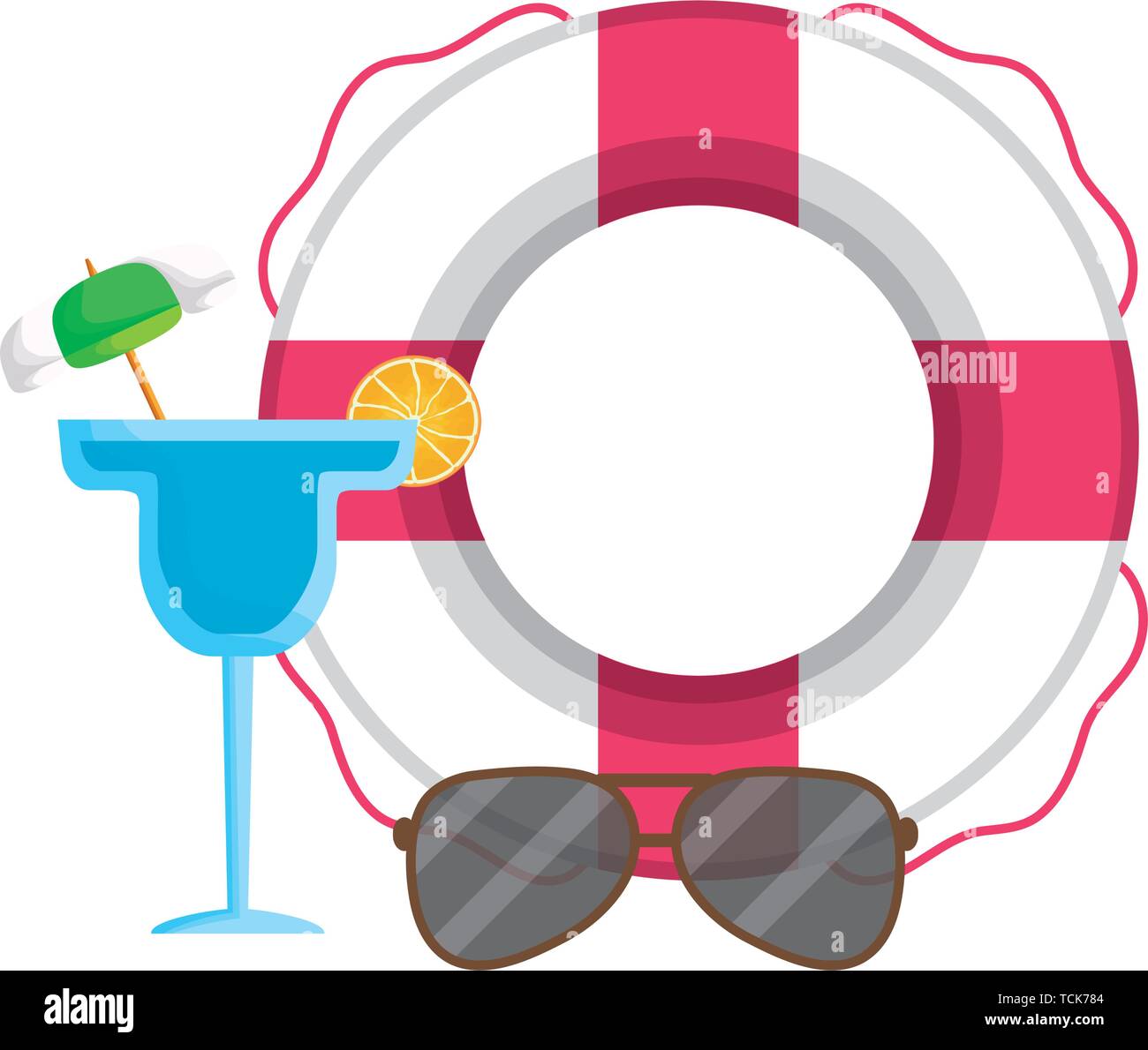 Summer Time Holiday Poster Stock Vector Image Art Alamy