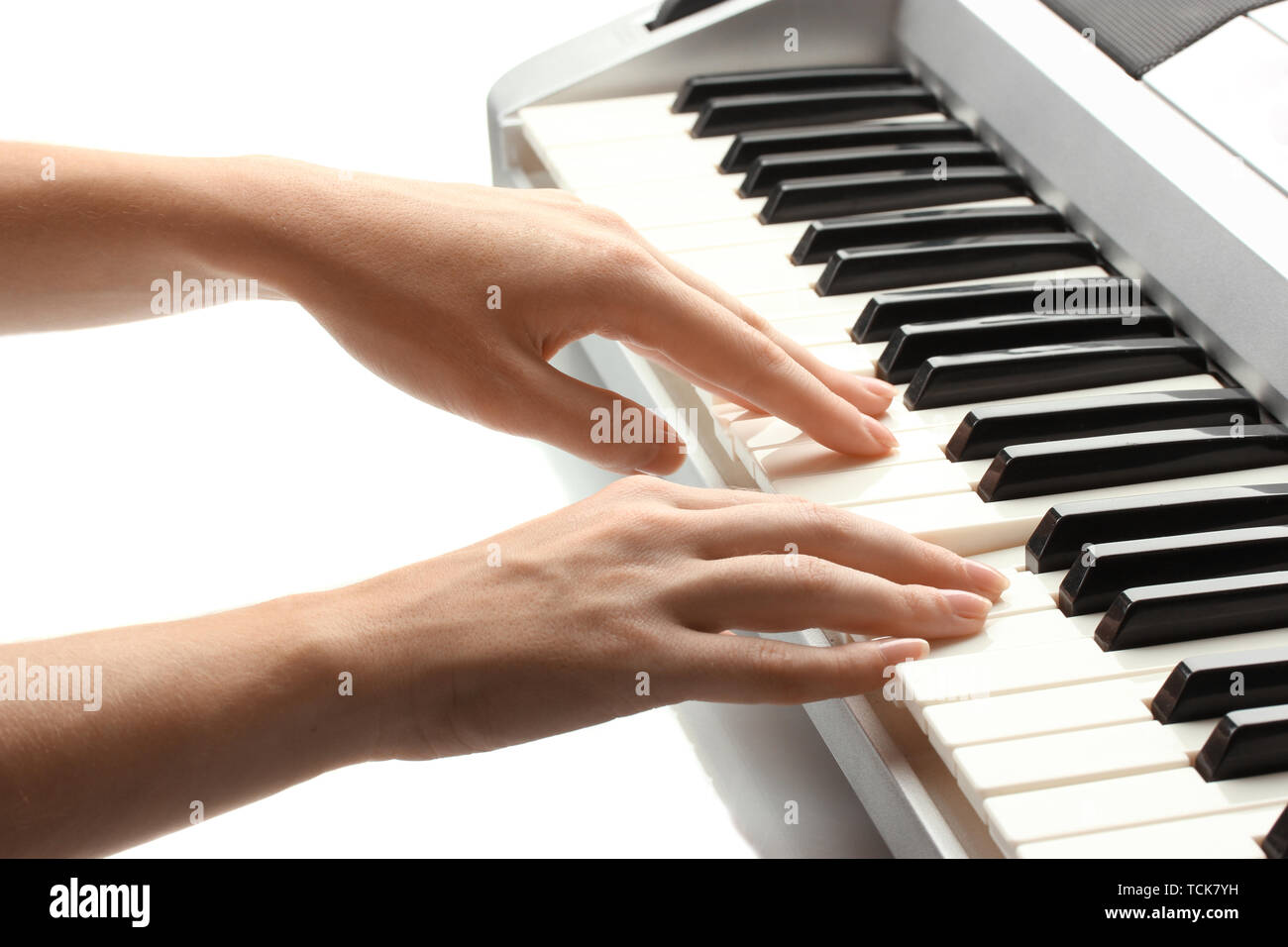 Female synth player hi-res stock photography and images - Alamy