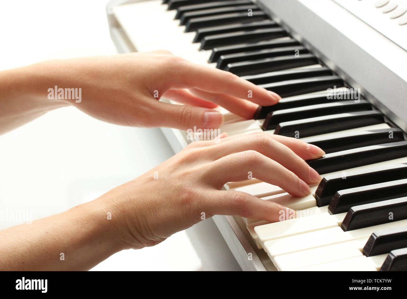 Female synth player hi-res stock photography and images - Alamy