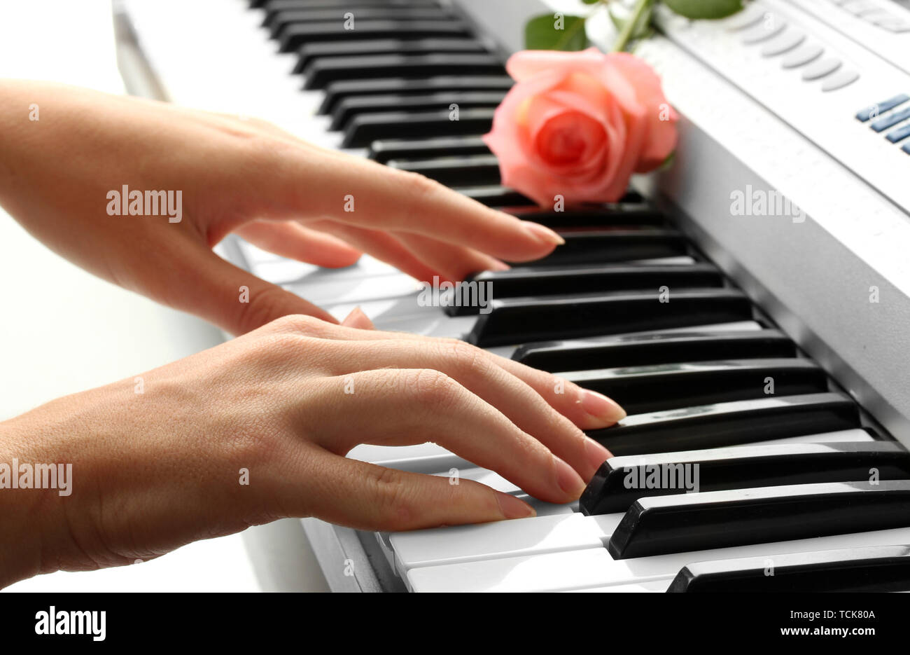 Female synth player hi-res stock photography and images - Alamy