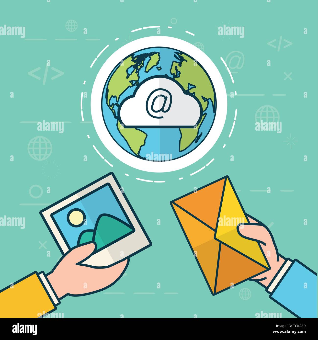 Envelope photo Stock Vector Images - Alamy