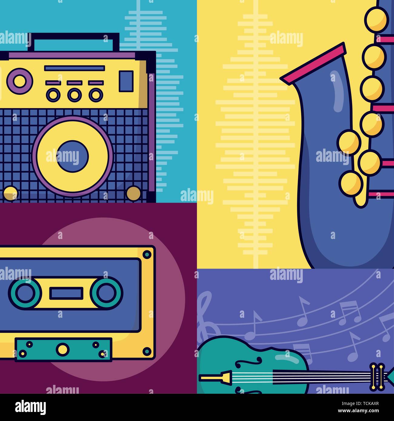 festival music poster Stock Vector Image & Art - Alamy