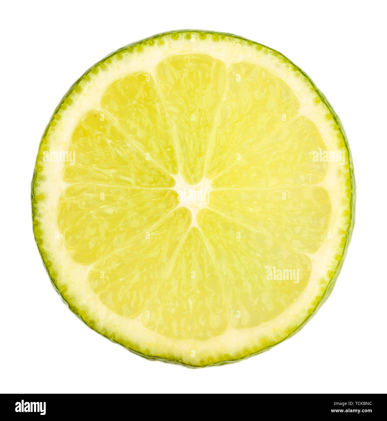 Lime close up isolated on white Stock Photo - Alamy