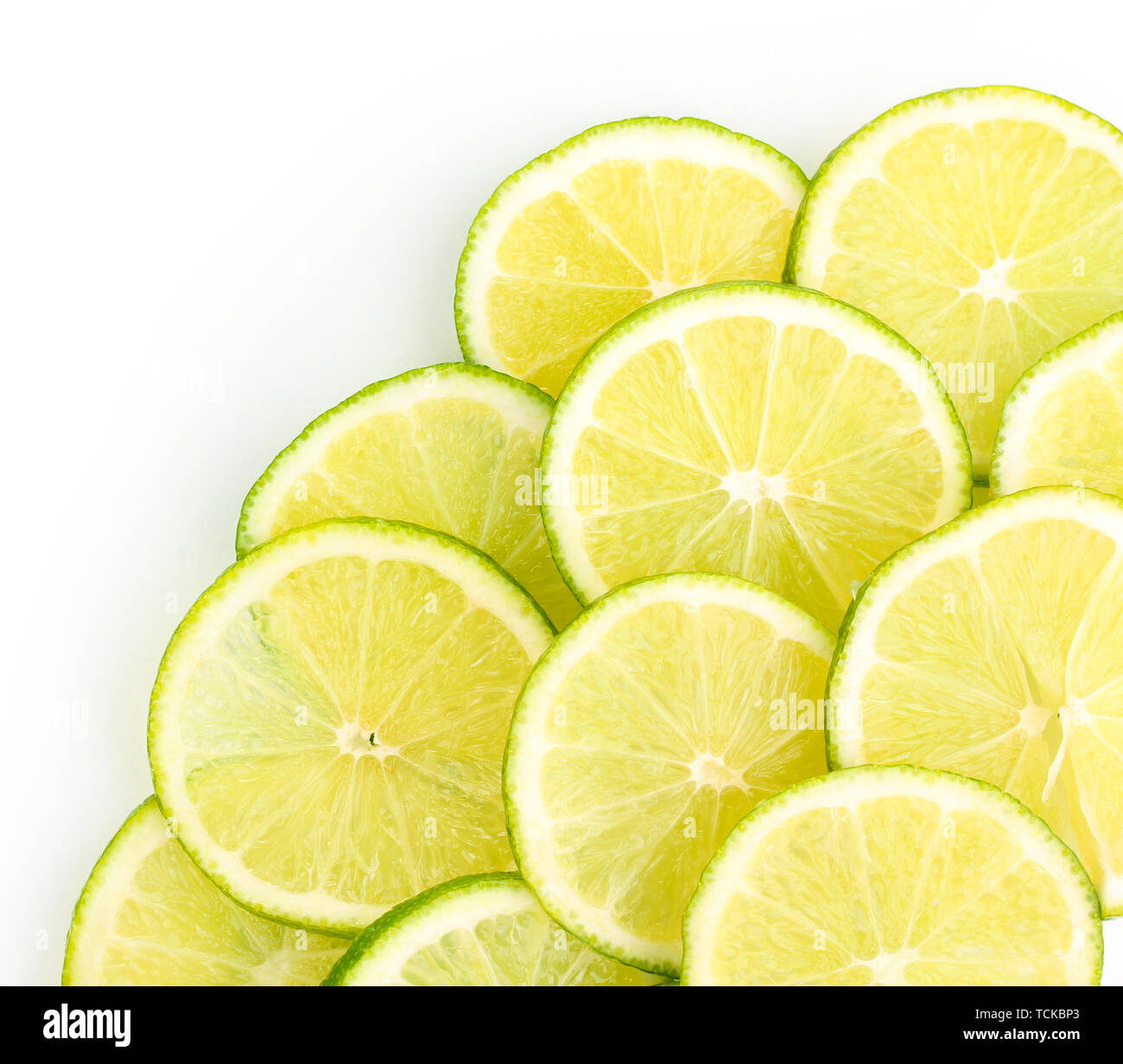 Lime close up isolated on white Stock Photo - Alamy