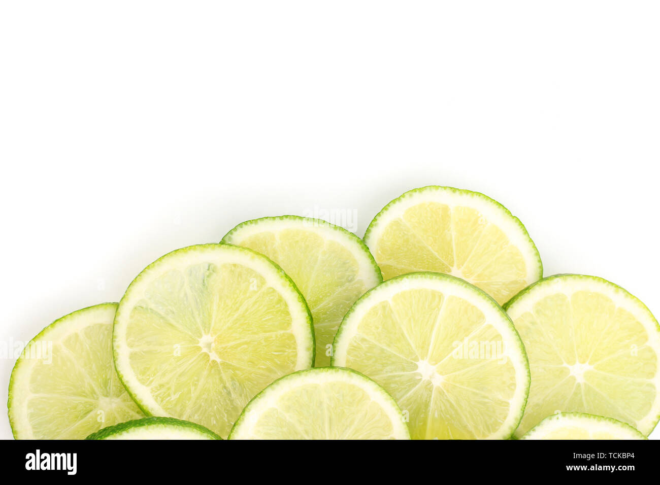 Lime close up isolated on white Stock Photo - Alamy