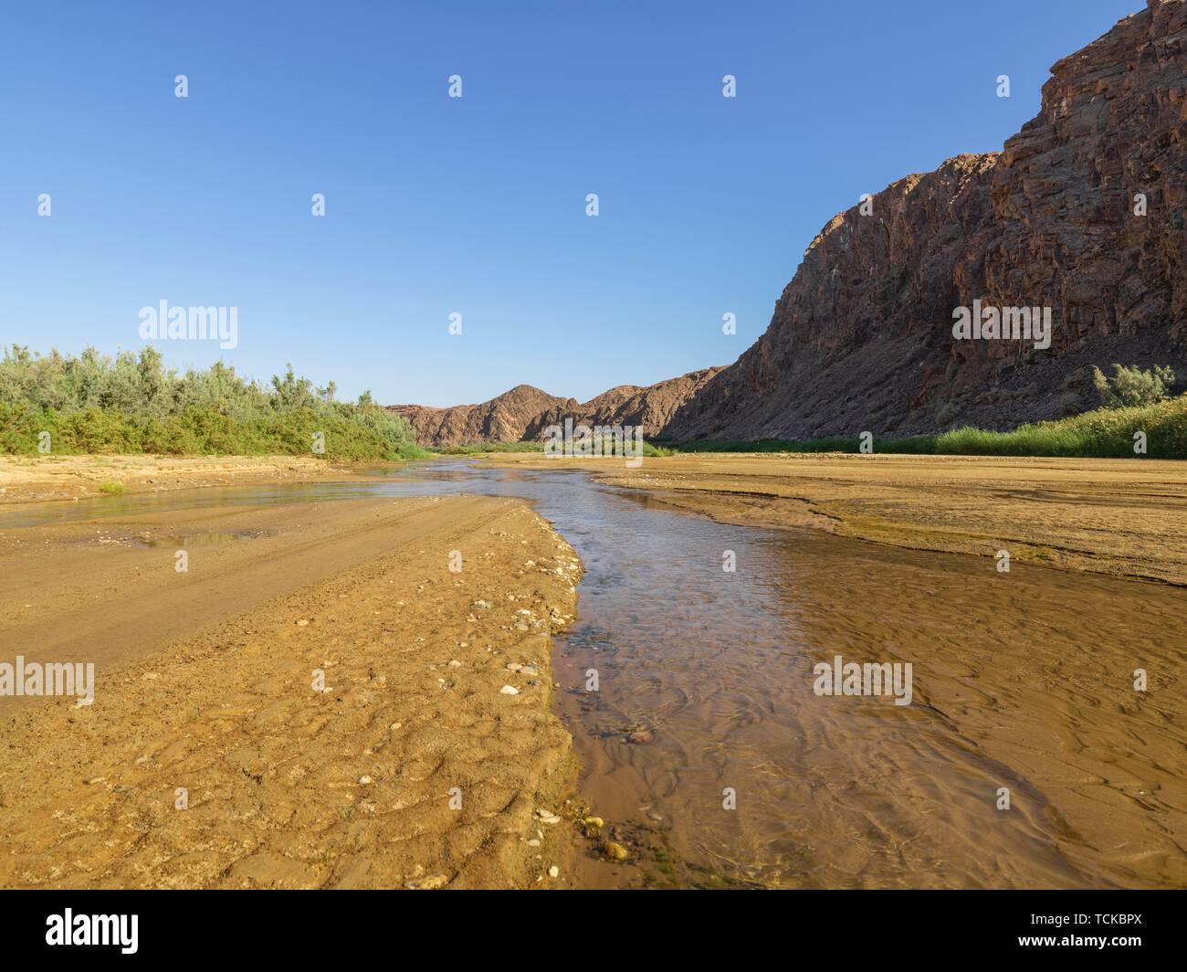 Water in Puros Canyon, Kaokoveld, Namibia Stock Photo - Alamy