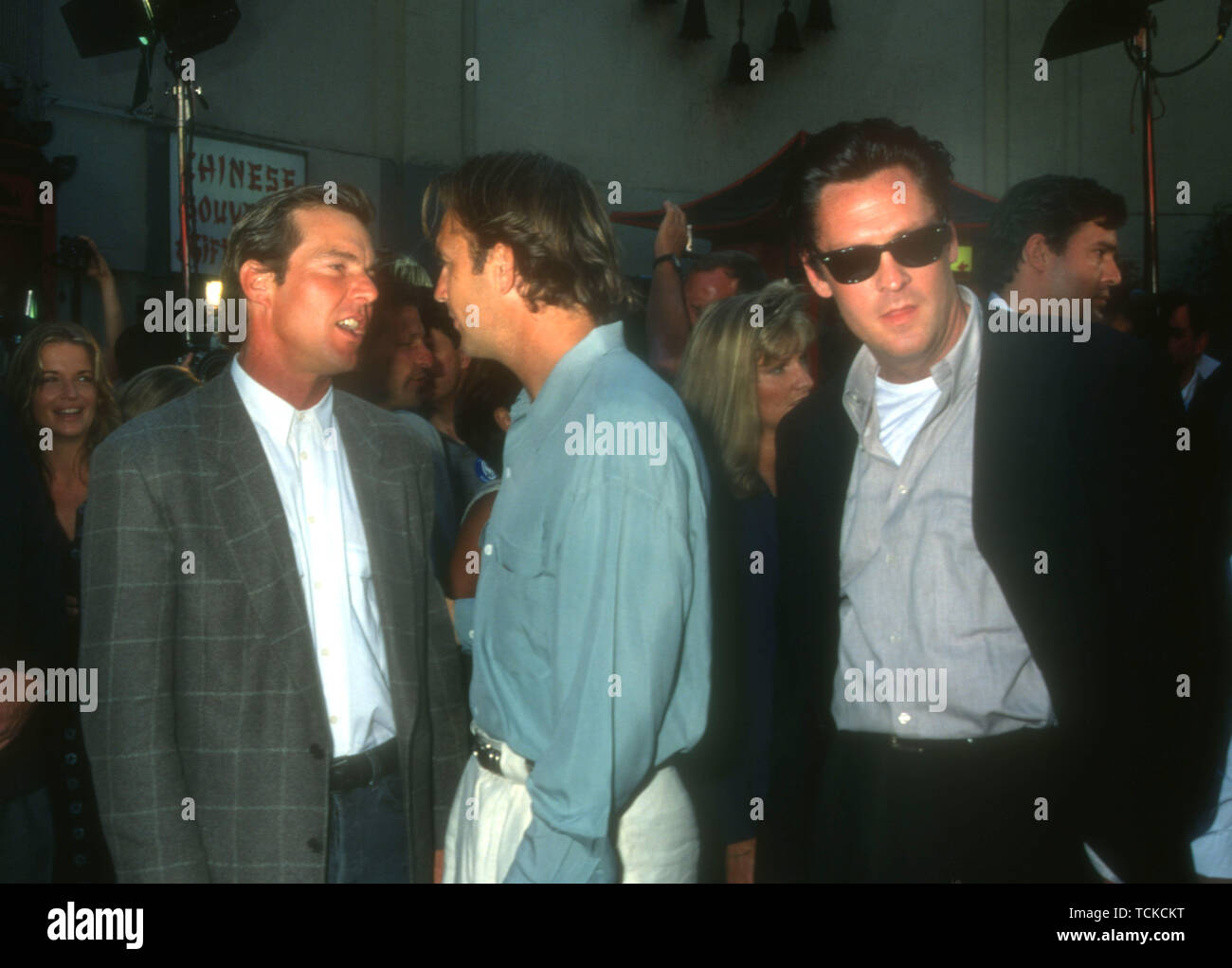 Hollywood, California, USA 18th June 1994 Actors Dennis Quaid, Kevin ...