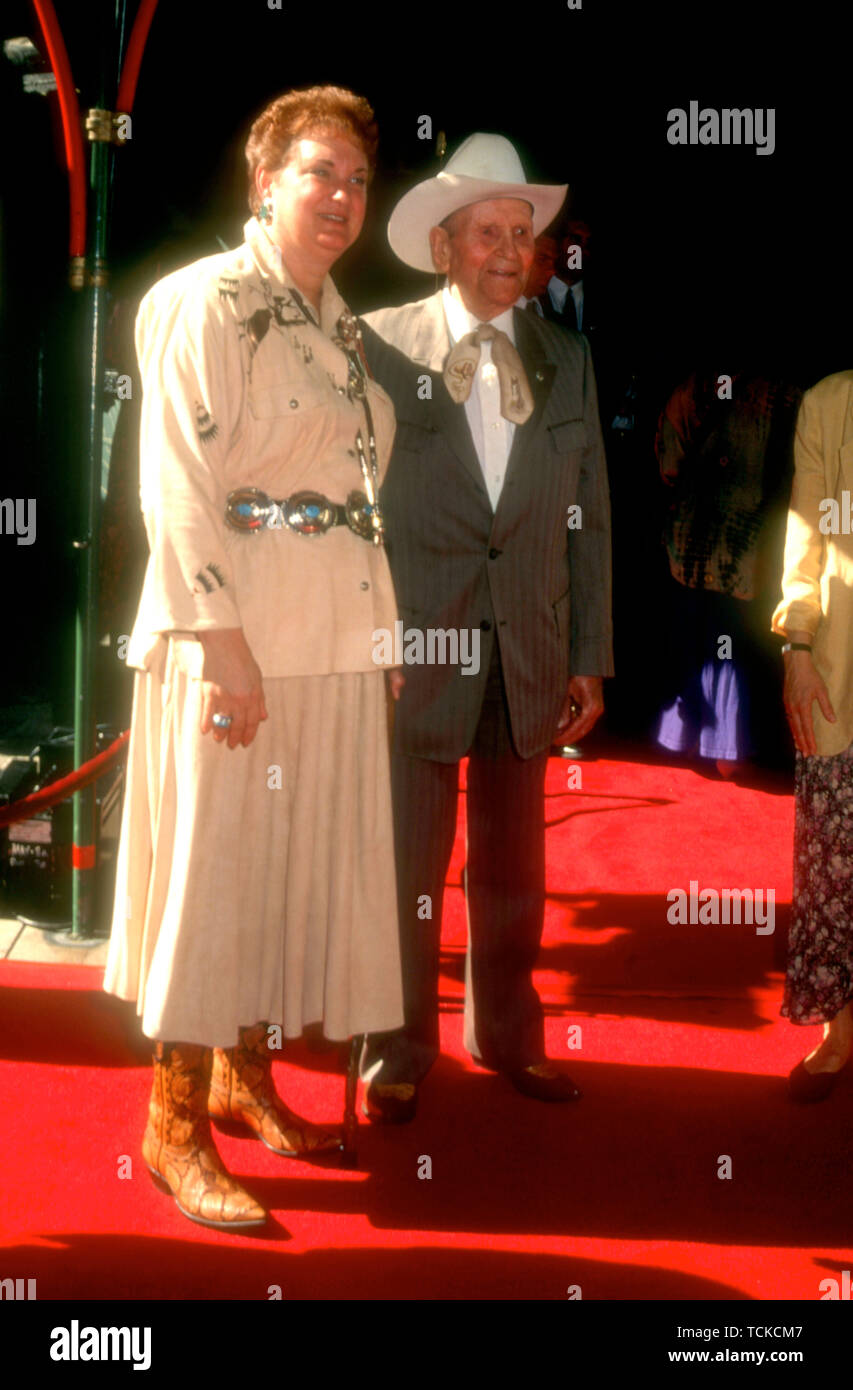 Hollywood, California, USA 18th June 1994 Actor Gene Autry attends ...