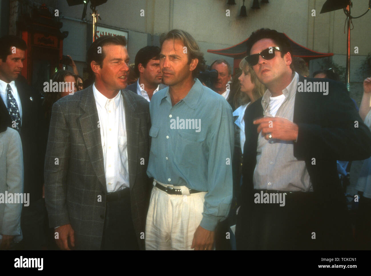 Hollywood, California, USA 18th June 1994 Actors Dennis Quaid, Kevin ...