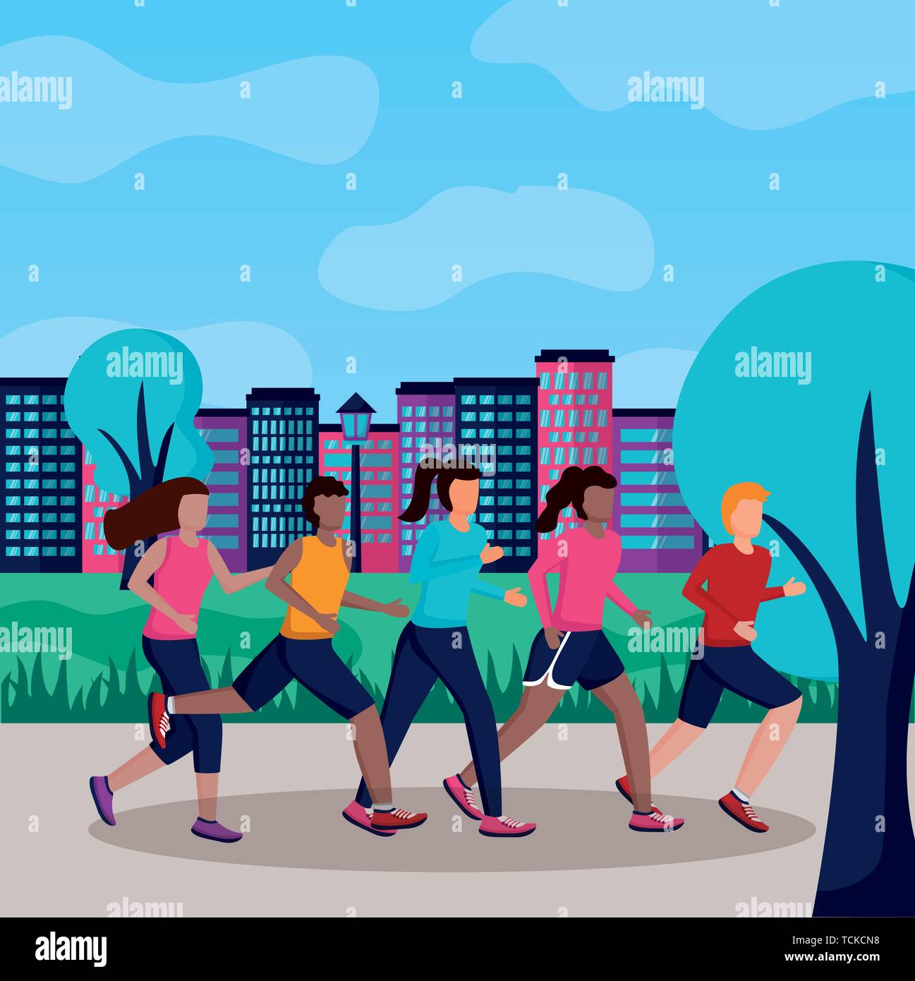 Athletic marathon race running legs Stock Vector Images - Alamy