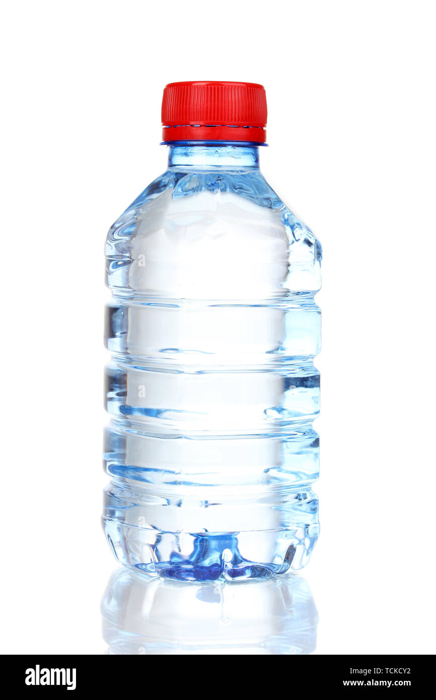 plastic bottle of water isolated on white Stock Photo - Alamy