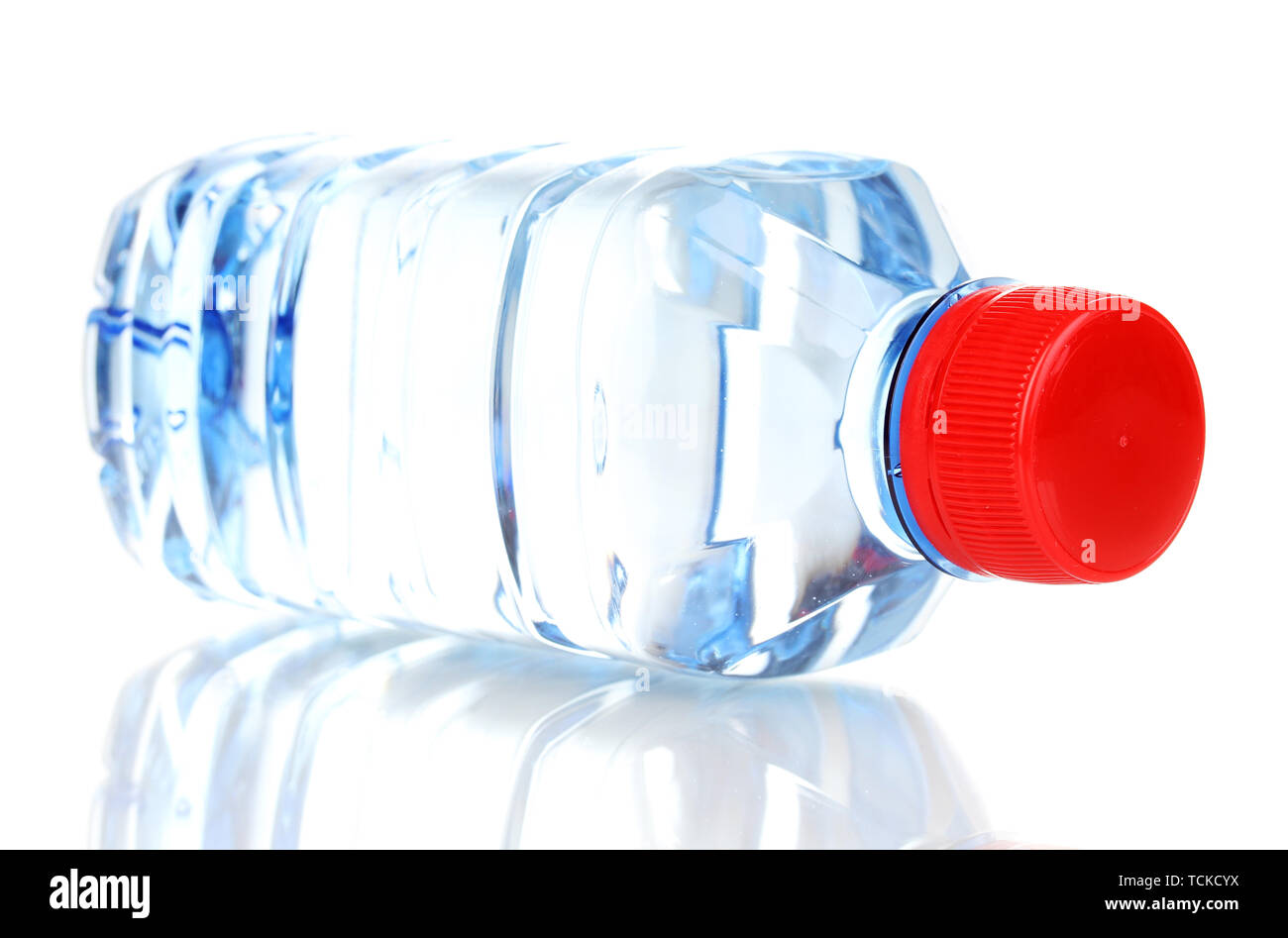 plastic bottle of water isolated on white Stock Photo - Alamy