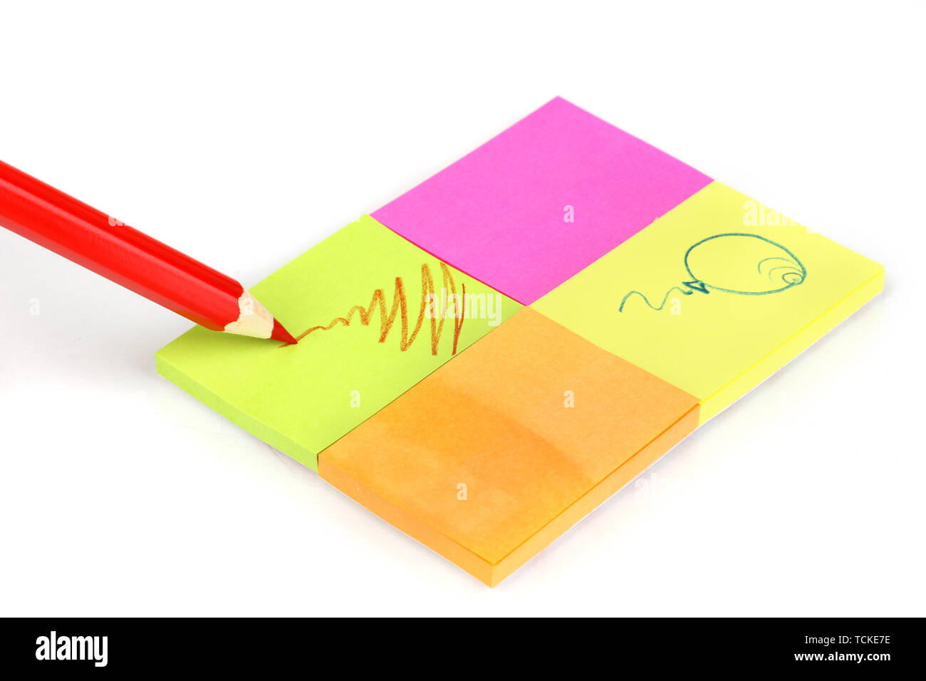 Two color paper stickers hi-res stock photography and images - Alamy