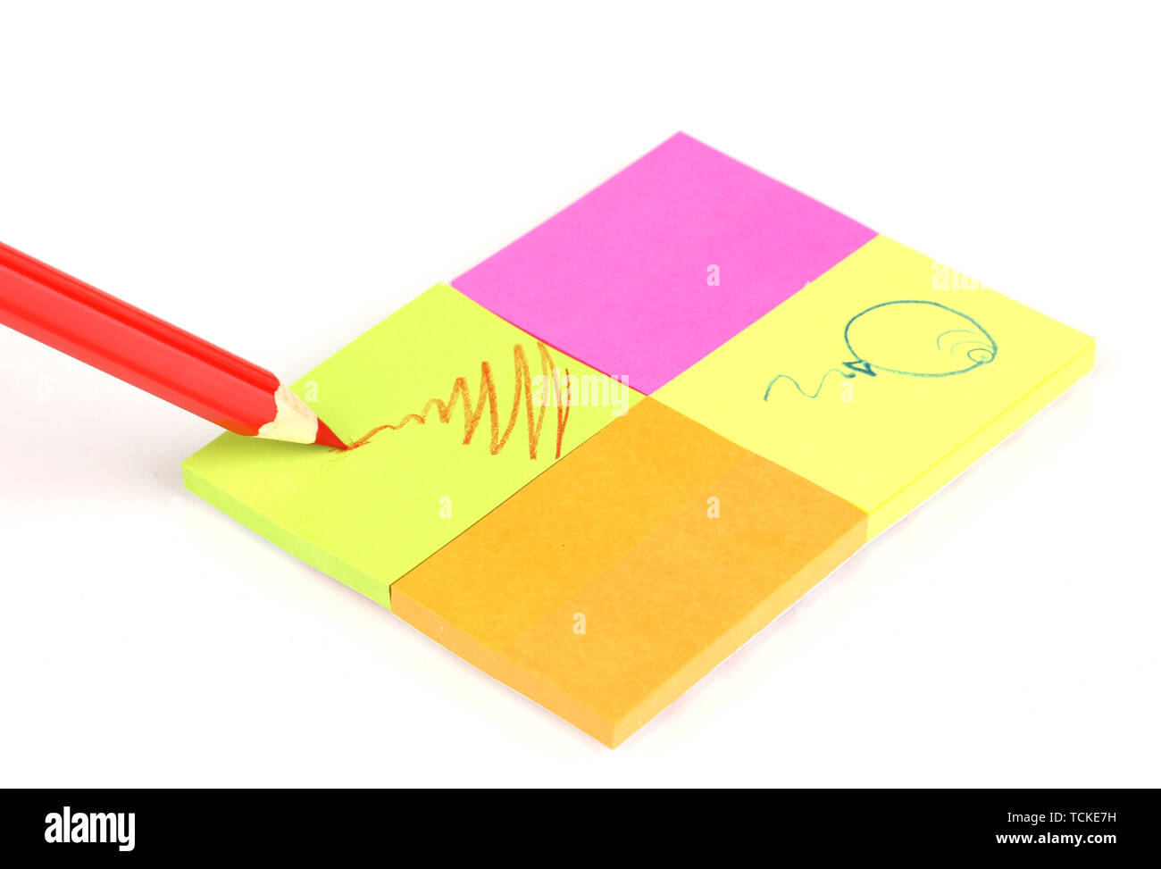 Two color paper stickers hi-res stock photography and images - Alamy