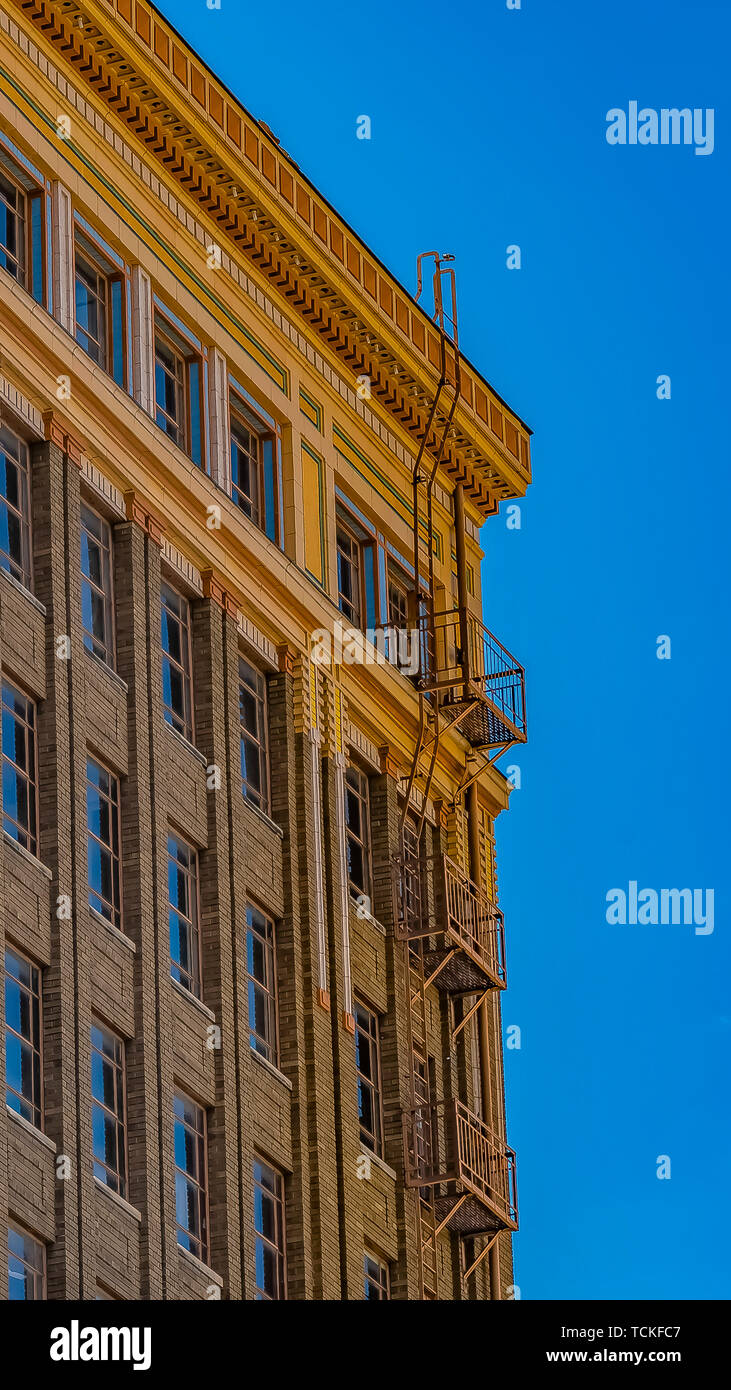 Emergency Exit Stairs High Resolution Stock Photography and Images - Alamy