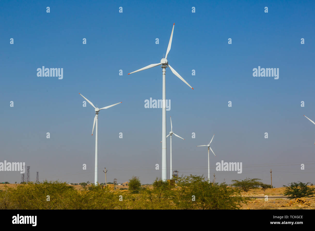 Jaisalmer wind farm hi-res stock photography and images - Alamy