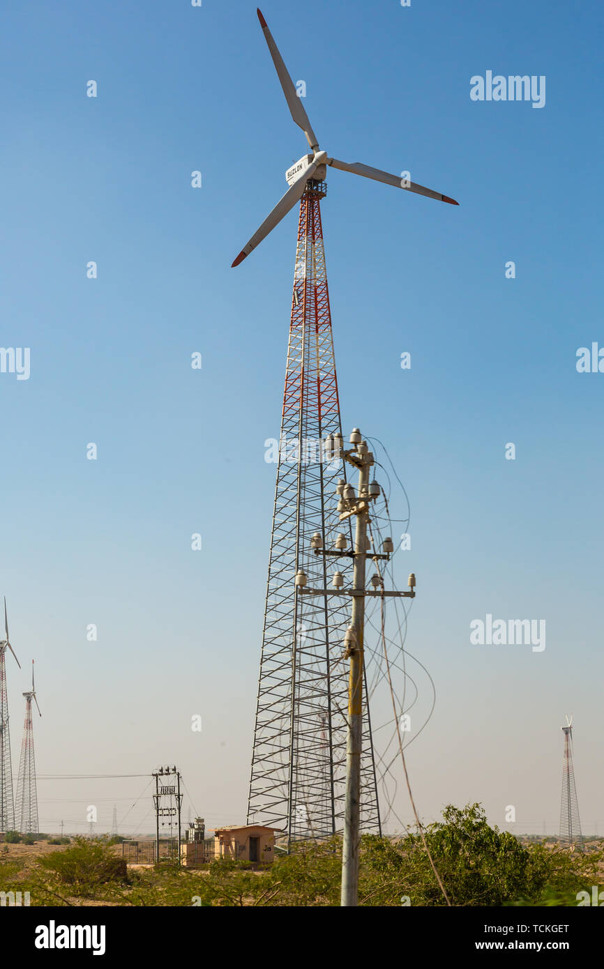 Electricity Generators in India Stock Photo - Alamy