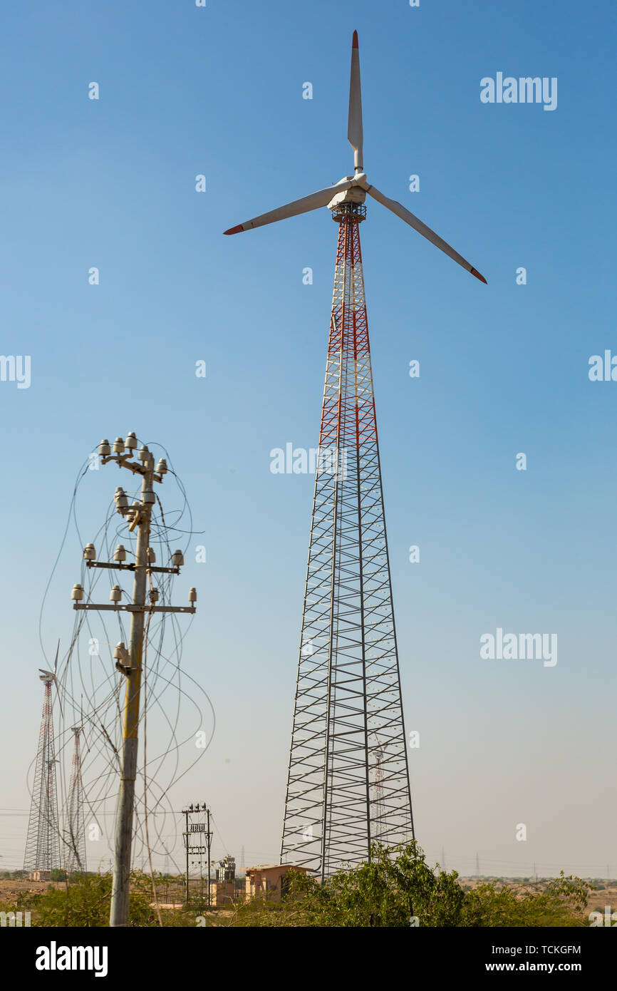 Electricity Generators in India Stock Photo - Alamy
