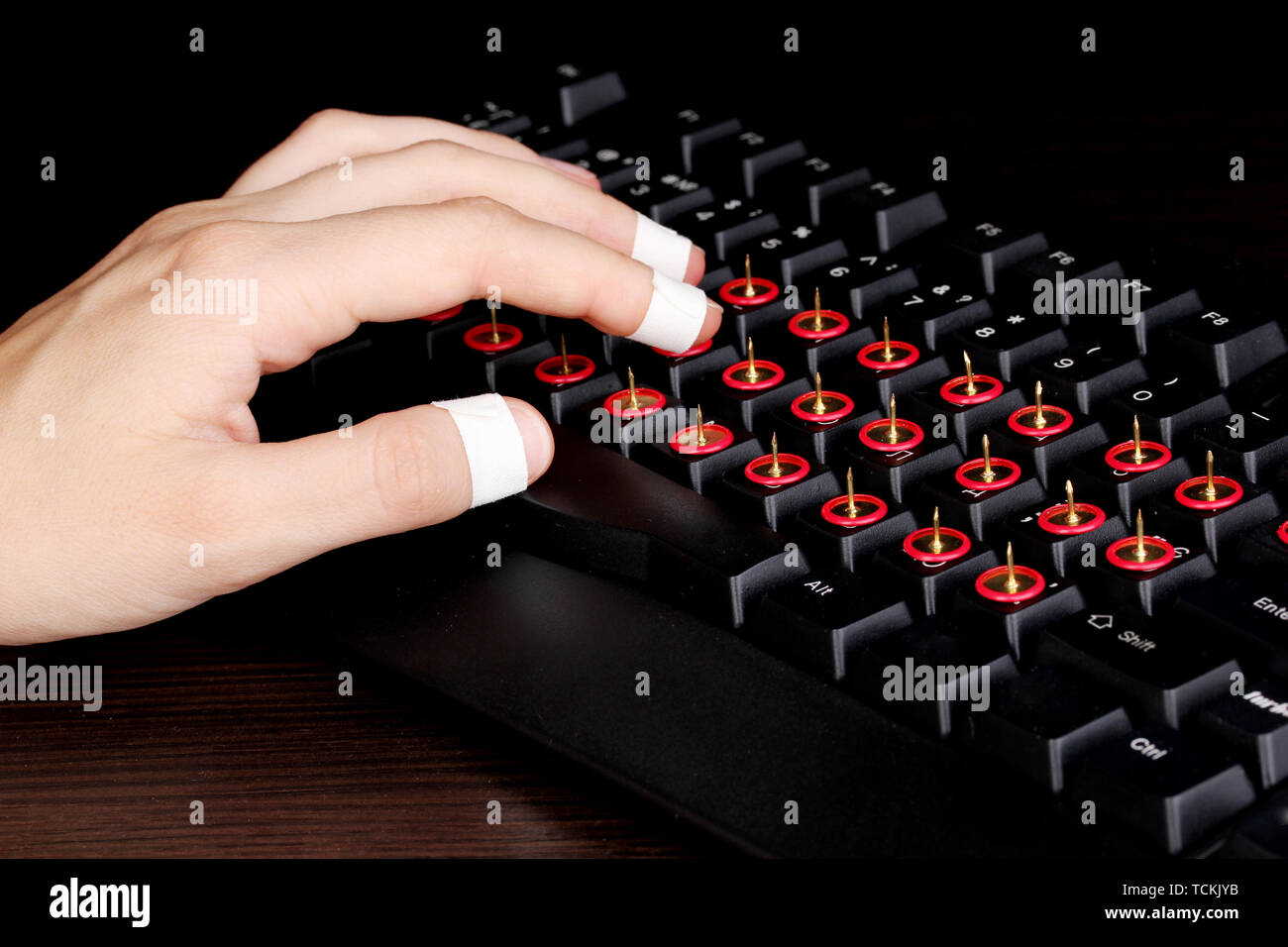 Dark carpal hi-res stock photography and images - Alamy