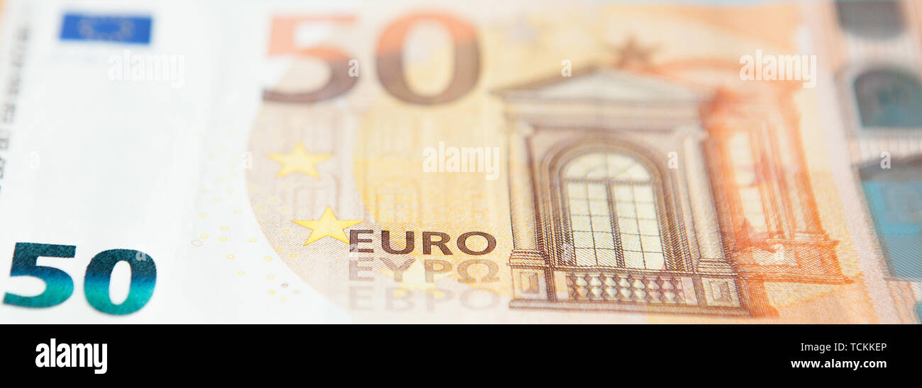 50 euro note hologram euro hi-res stock photography and images - Alamy